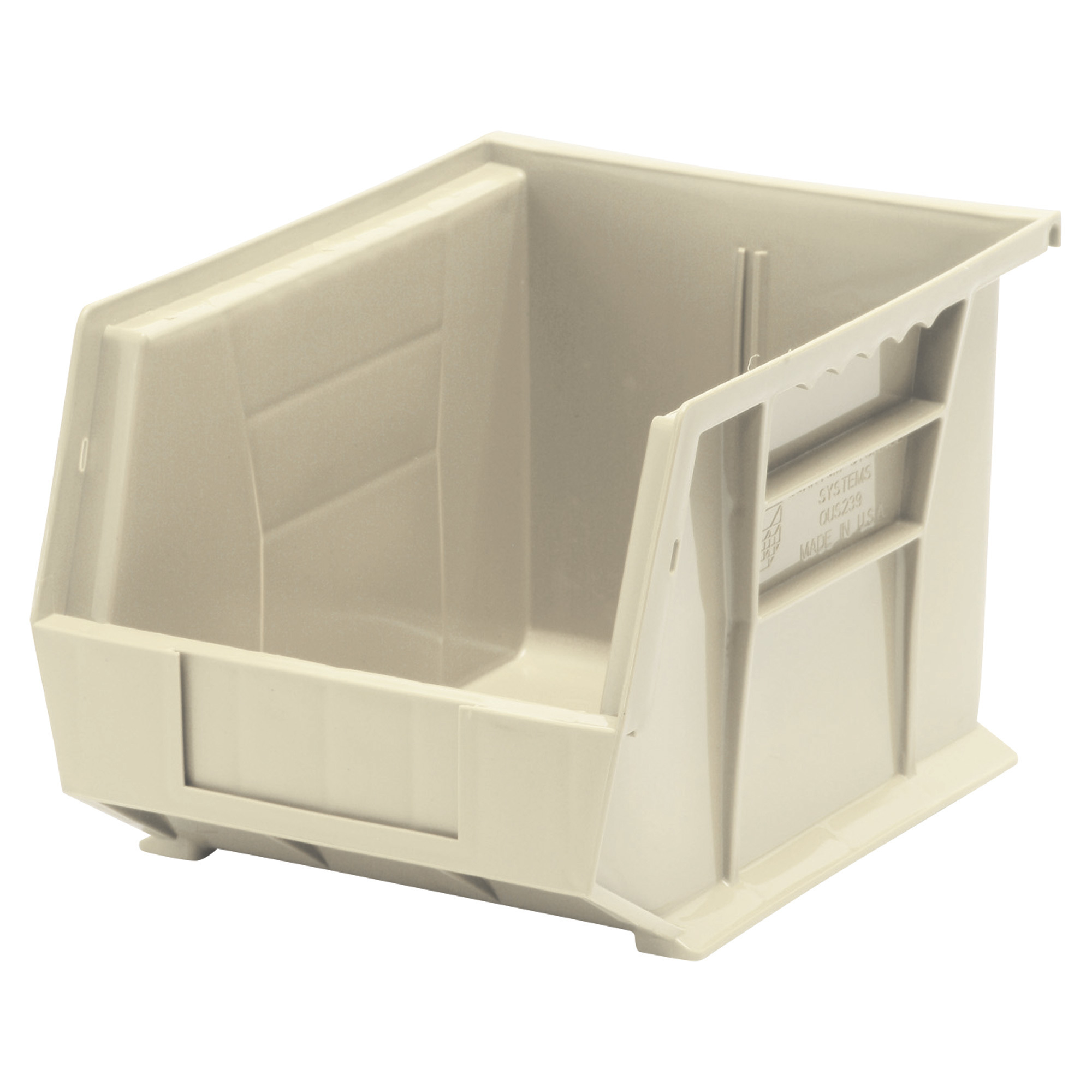 Quantum Storage Heavy Duty Stacking Bins, 10 3/4in. x 8 3/4in. x 7in ...