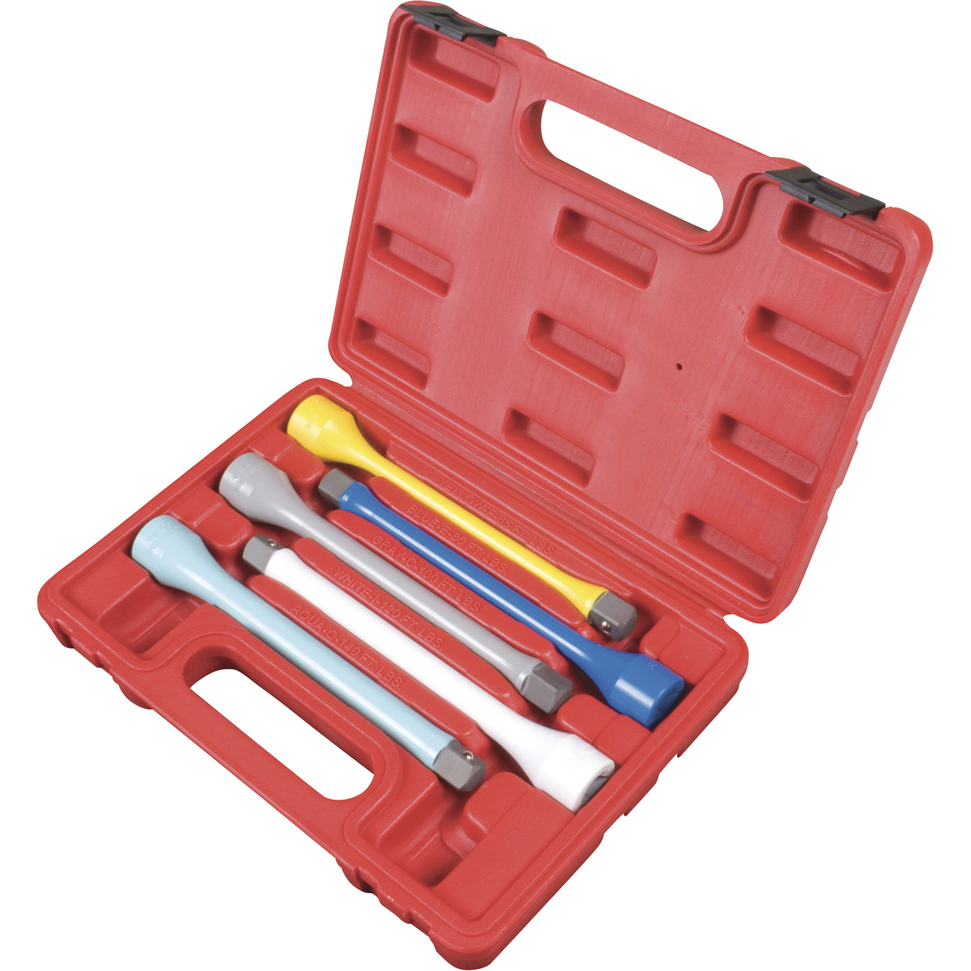 Sunex 1/2in.-Drive Torque Limiting Extension Set, 5-Pc., Model# 2450 ...