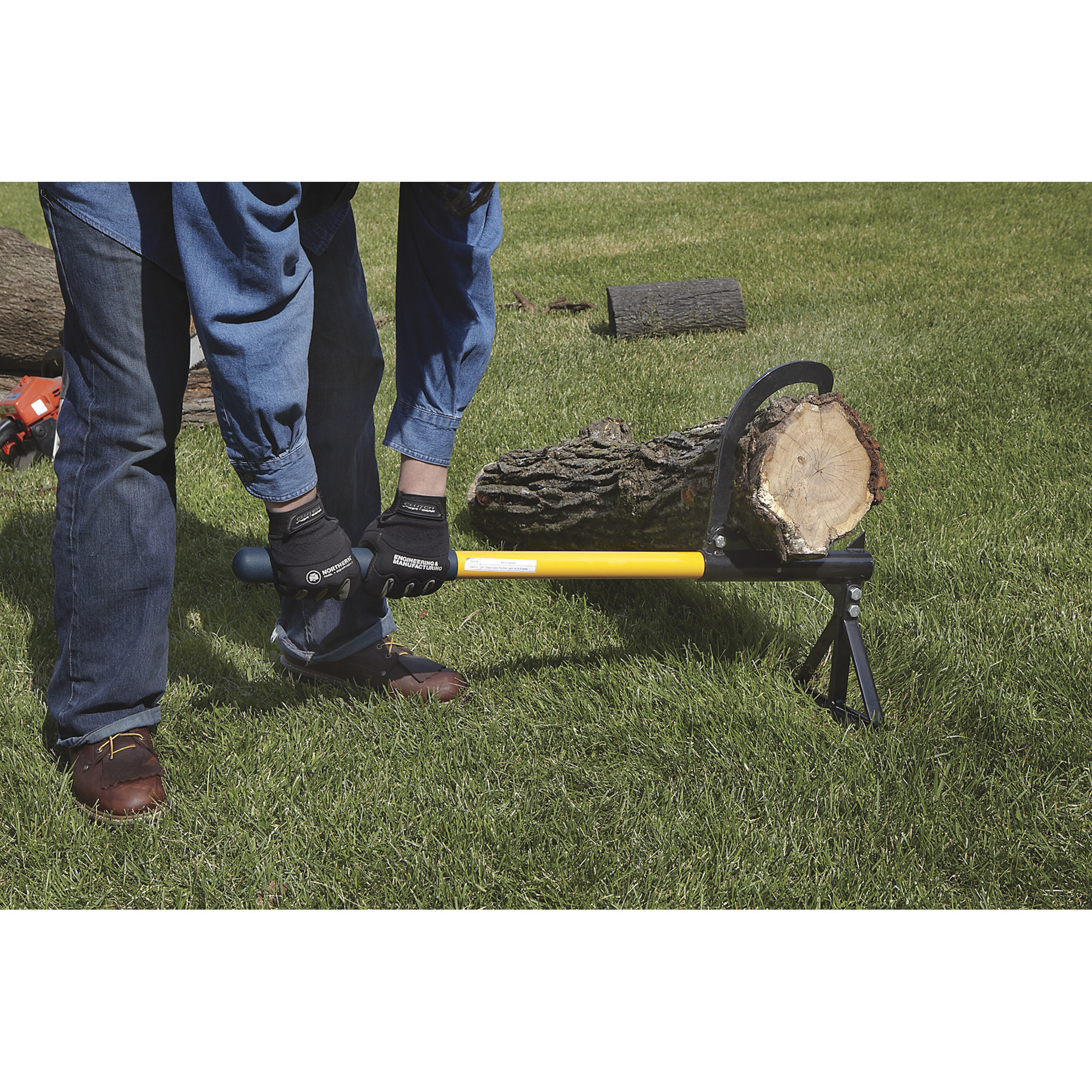 Roughneck Steel Core A-Frame Timberjack — 36in.L | Northern Tool