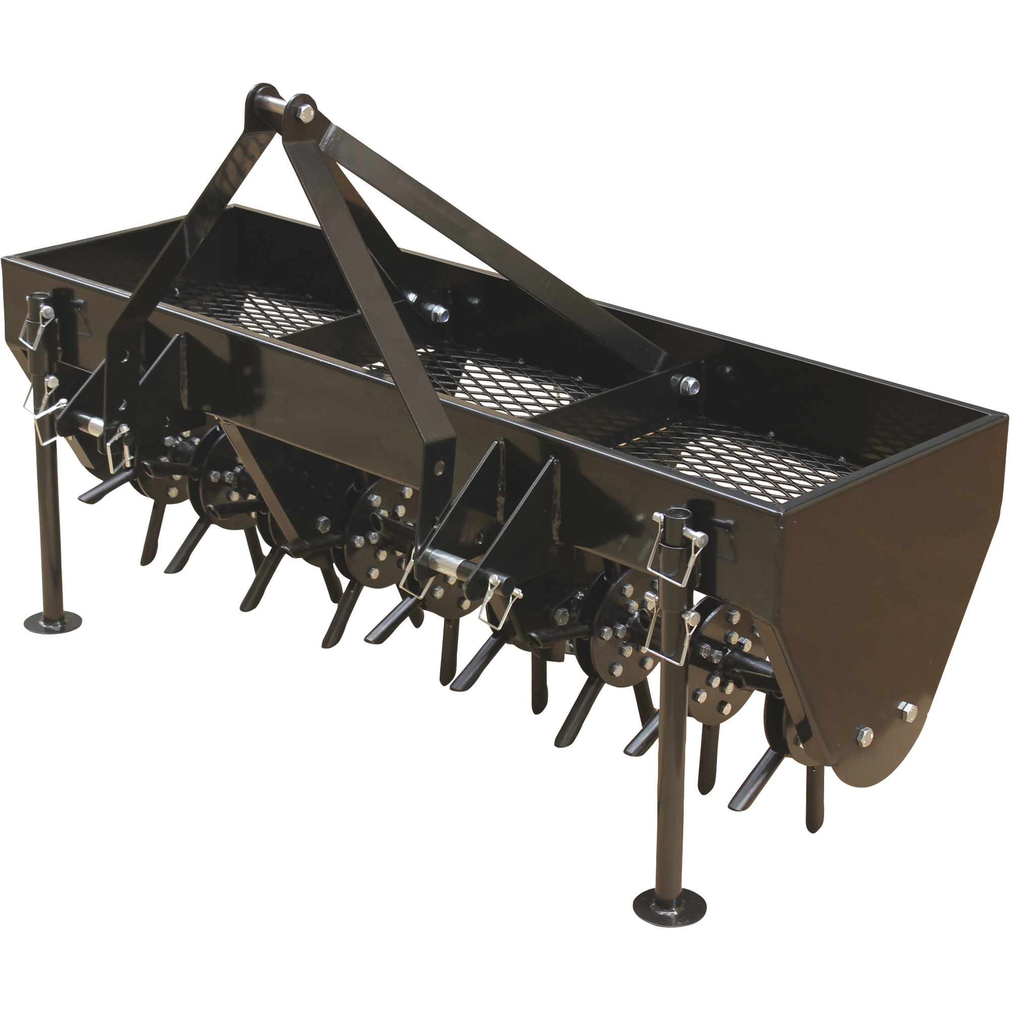 Yard Tuff 3-Pt. Plug Aerator, 60in.W, 66 Coring Plugs, Model# YTF ...