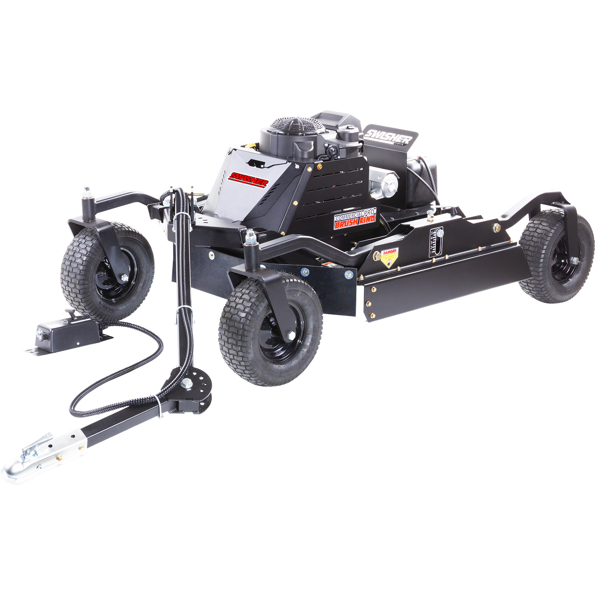 Swisher Brush King Rough-Cut Pull-Behind Mower, 603cc Kawasaki V-Twin ...