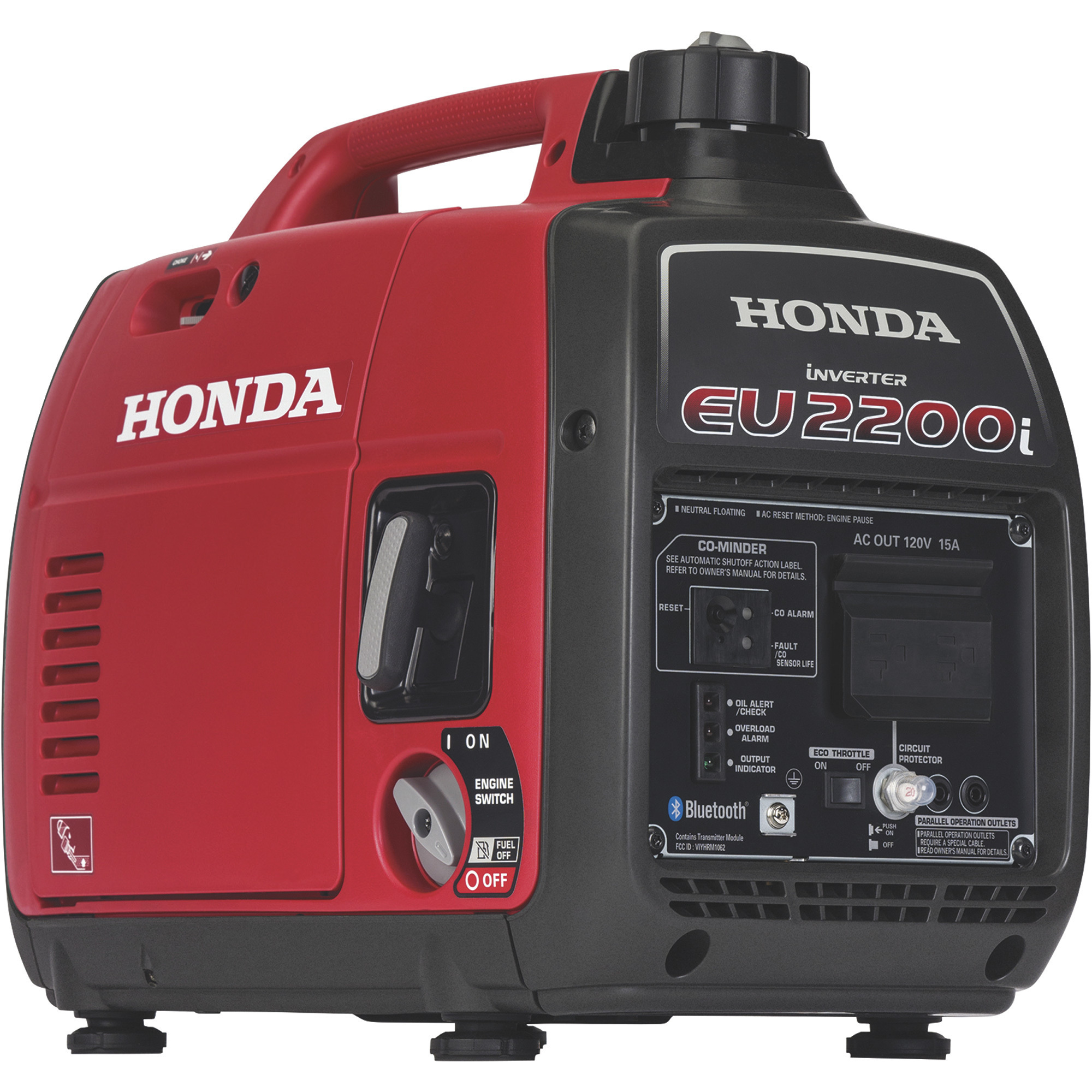 Honda EU2000 Portable Inverter Generator — 2000 Surge Watts, 1600 Rated ...