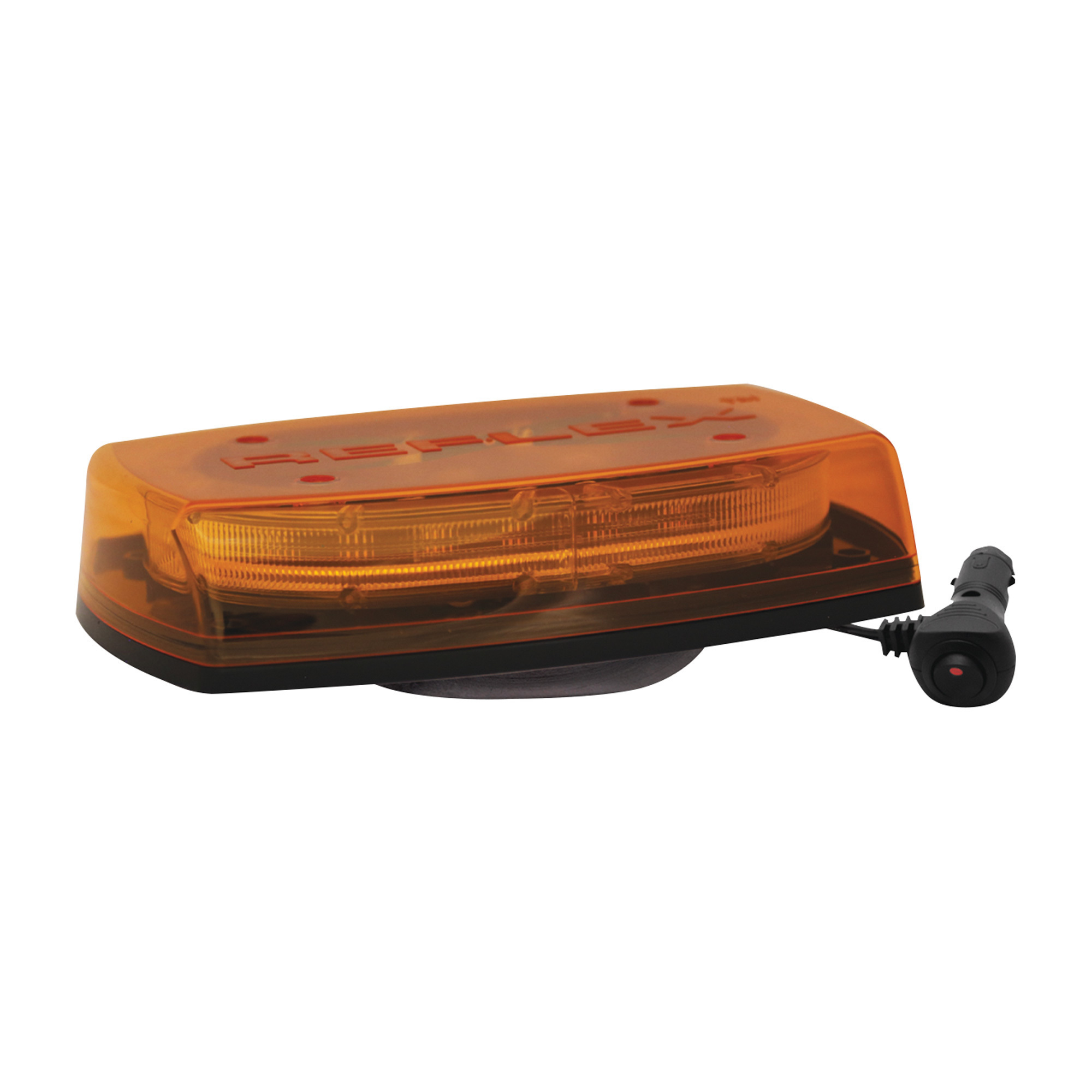 ECCO Reflex LED Mini Light Bar, Amber, Vacuum Magnetic Mount, Model ...