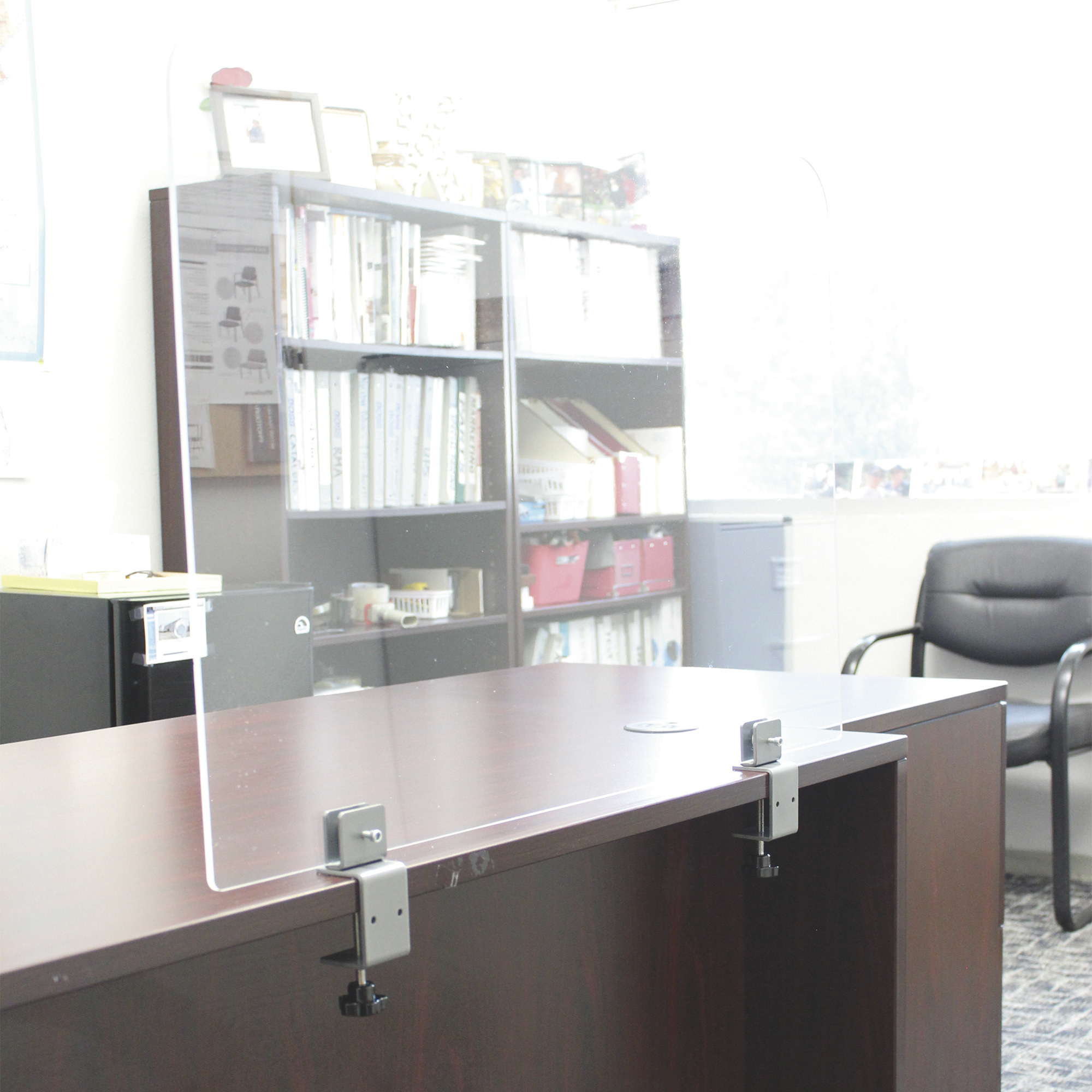 Clamps for BOSS Plexiglass Protective Panels — 2-Pc. Set, Cubical Mount ...