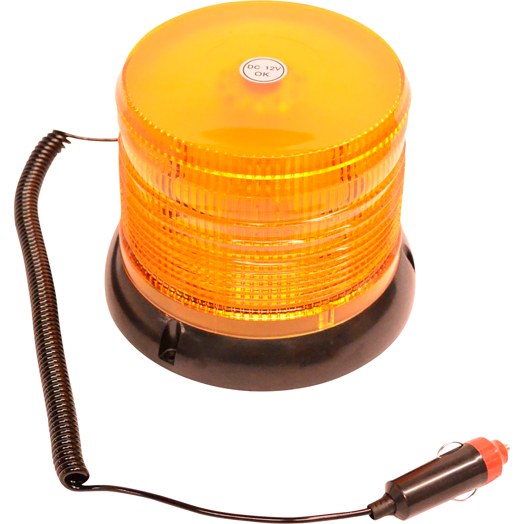 WOLO ILLUME Plus Beacon Warning Light — 12 Volt, Amber, Magnetic ...