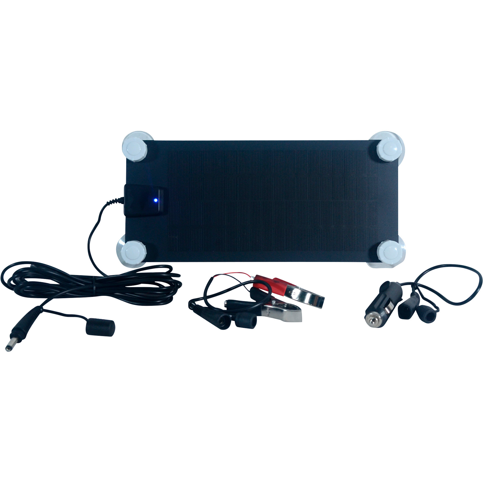 Nature Power Amorphous Solar Panel Battery Maintainer Kit, 2 Watts ...