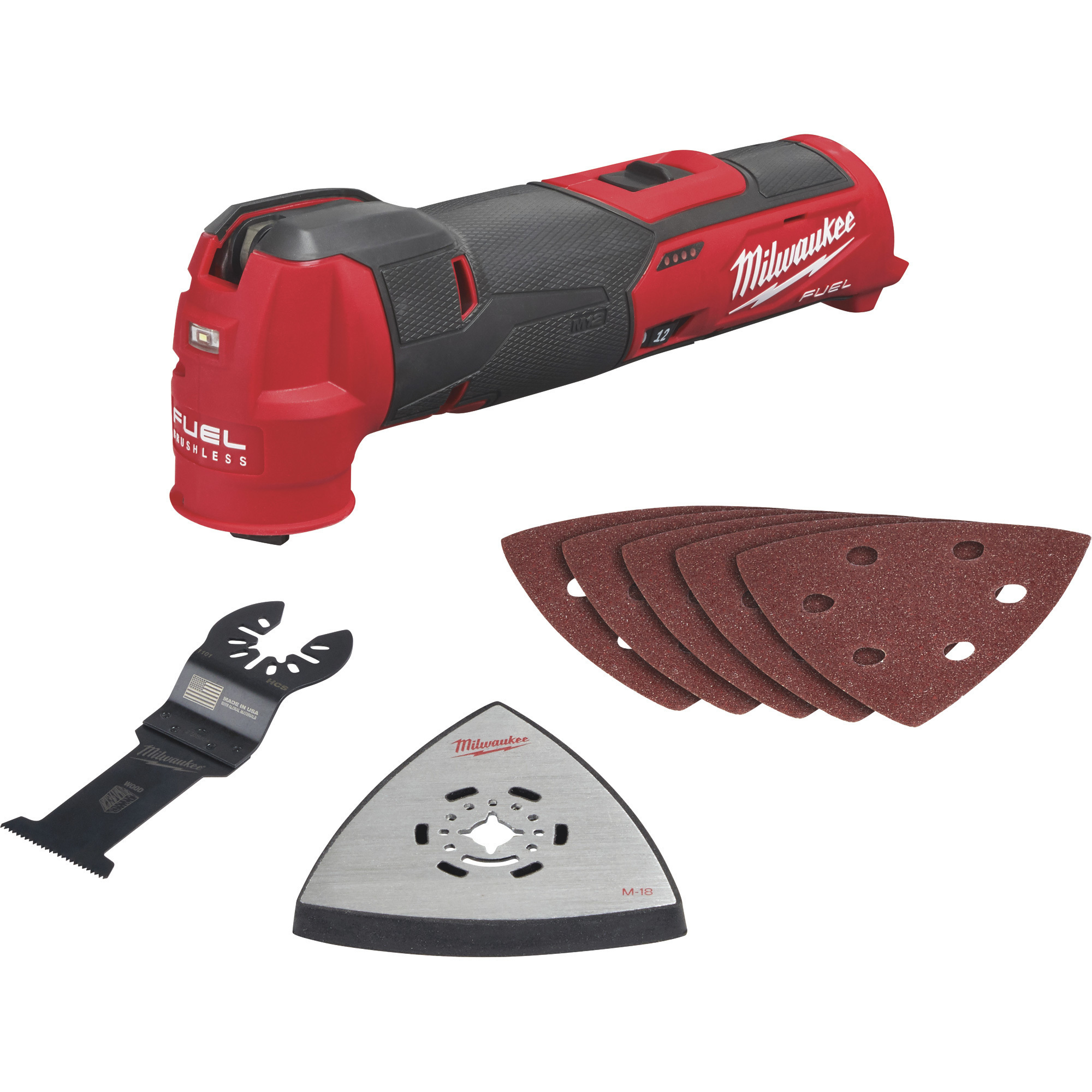 Milwaukee M12 FUEL Cordless Oscillating Multi-Tool, Tool Only, Model ...