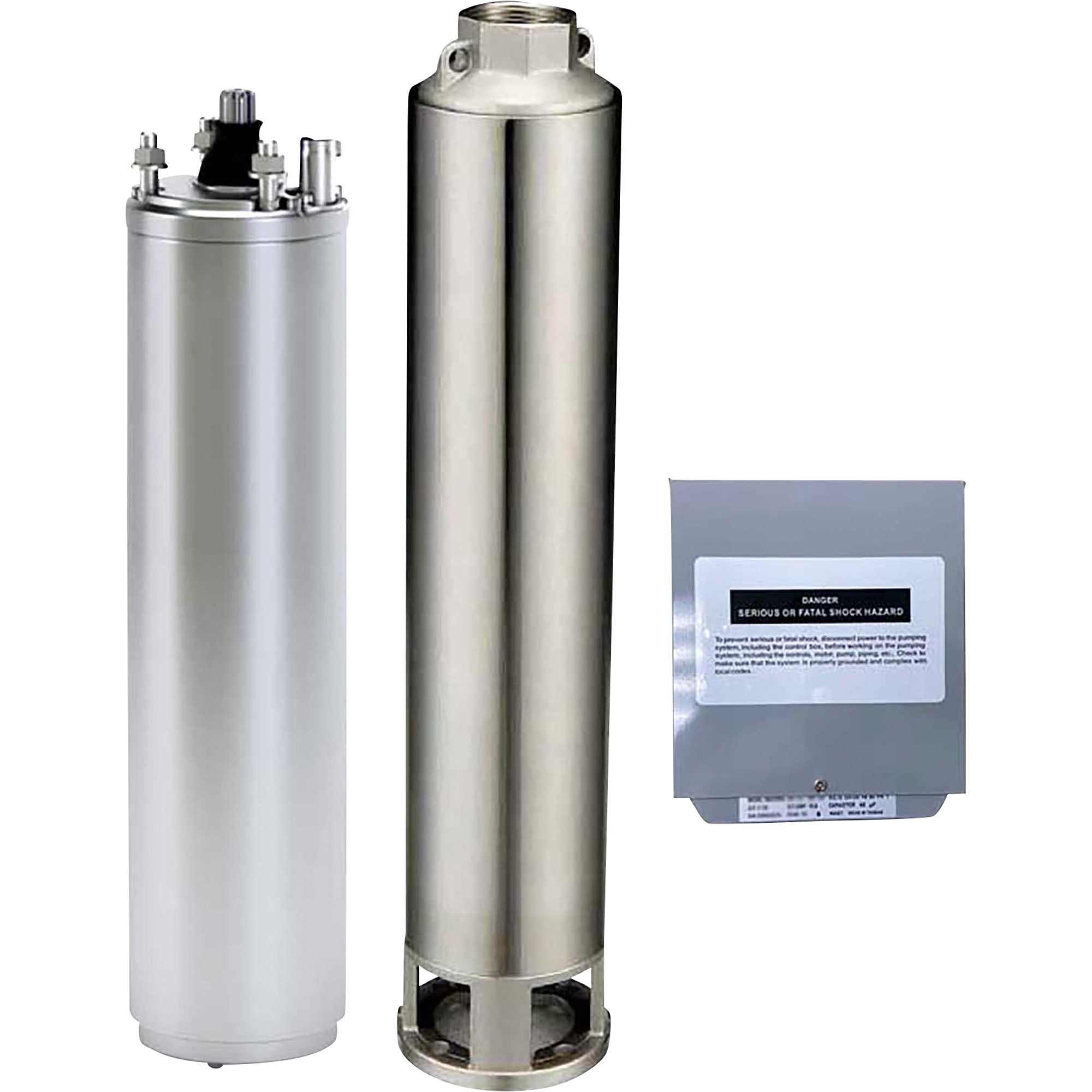 Gol Pumps 4in. Submersible Deep Well Water Pump — 3,700 GPH, Requires 3 ...