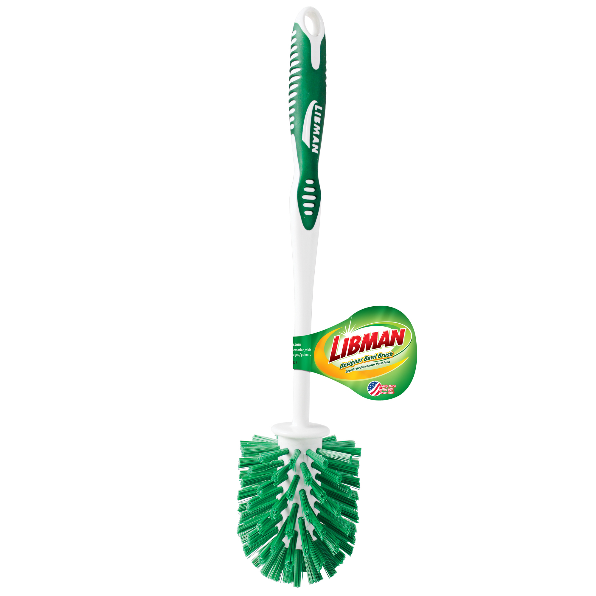 Libman Round Toilet Bowl Brush with Open Caddy — 4-Pack Case, 15in.L ...