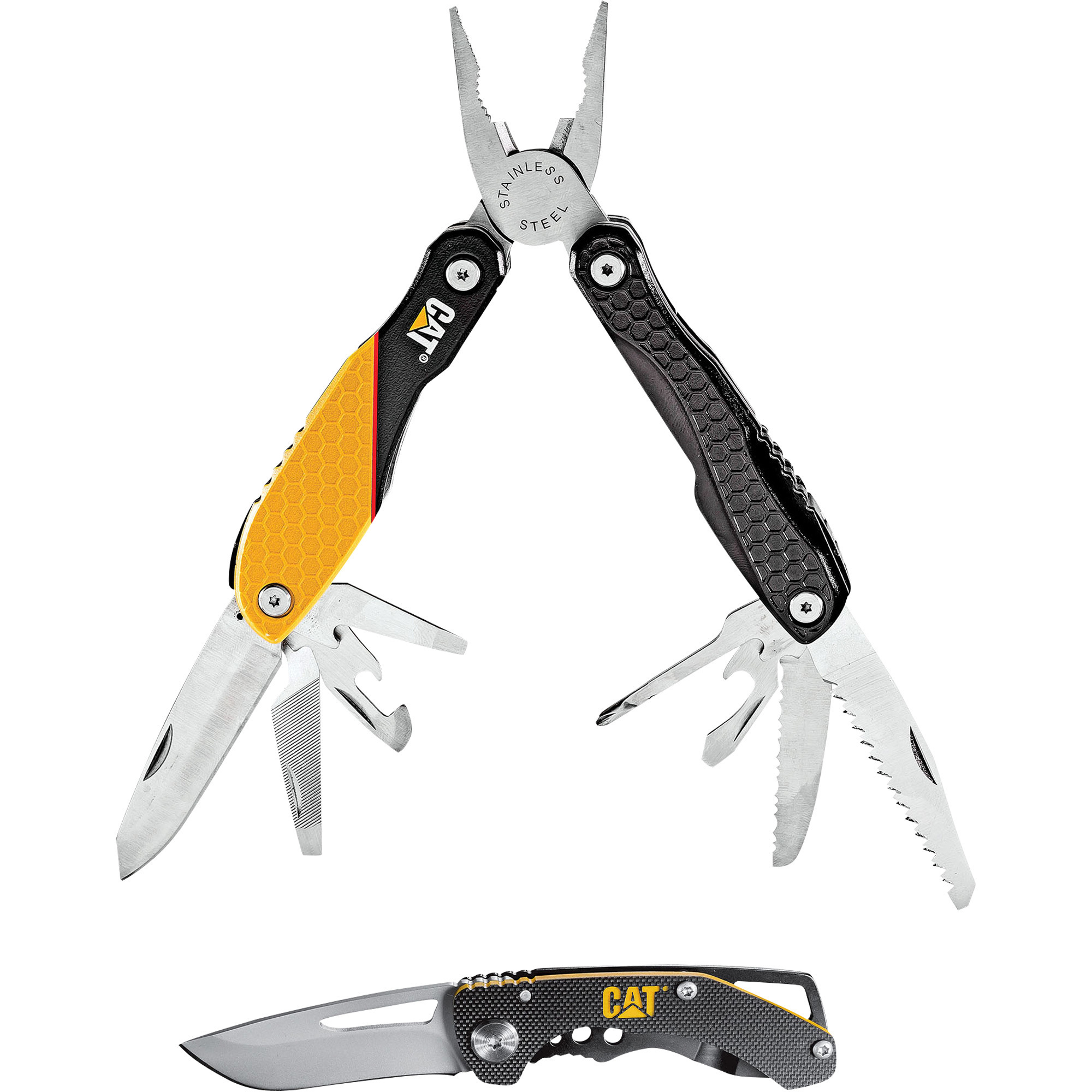 CAT 2-Pc. Knife and Multifunction Tool Set, Model# 980254D | Northern Tool