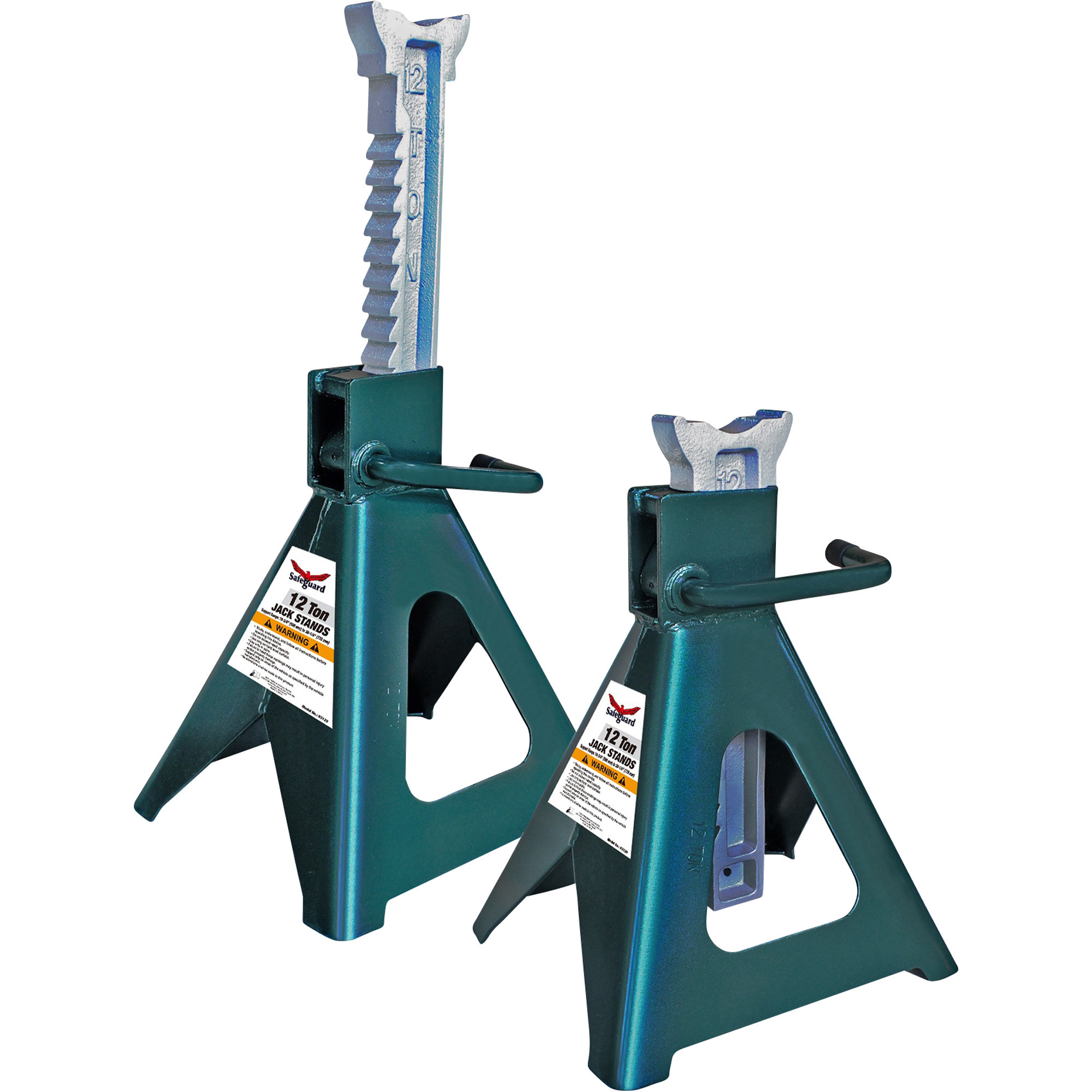 Strongway Double-Locking 6-Ton Jack Stands, 12,000-Lb. Capacity, Pair ...
