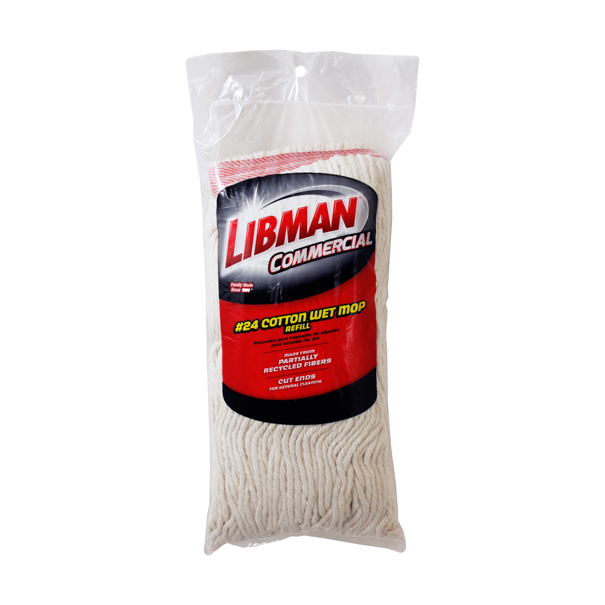 Libman #24 Cut End Wet Mop Head — 6-Pack Case, Model# 975 | Northern Tool