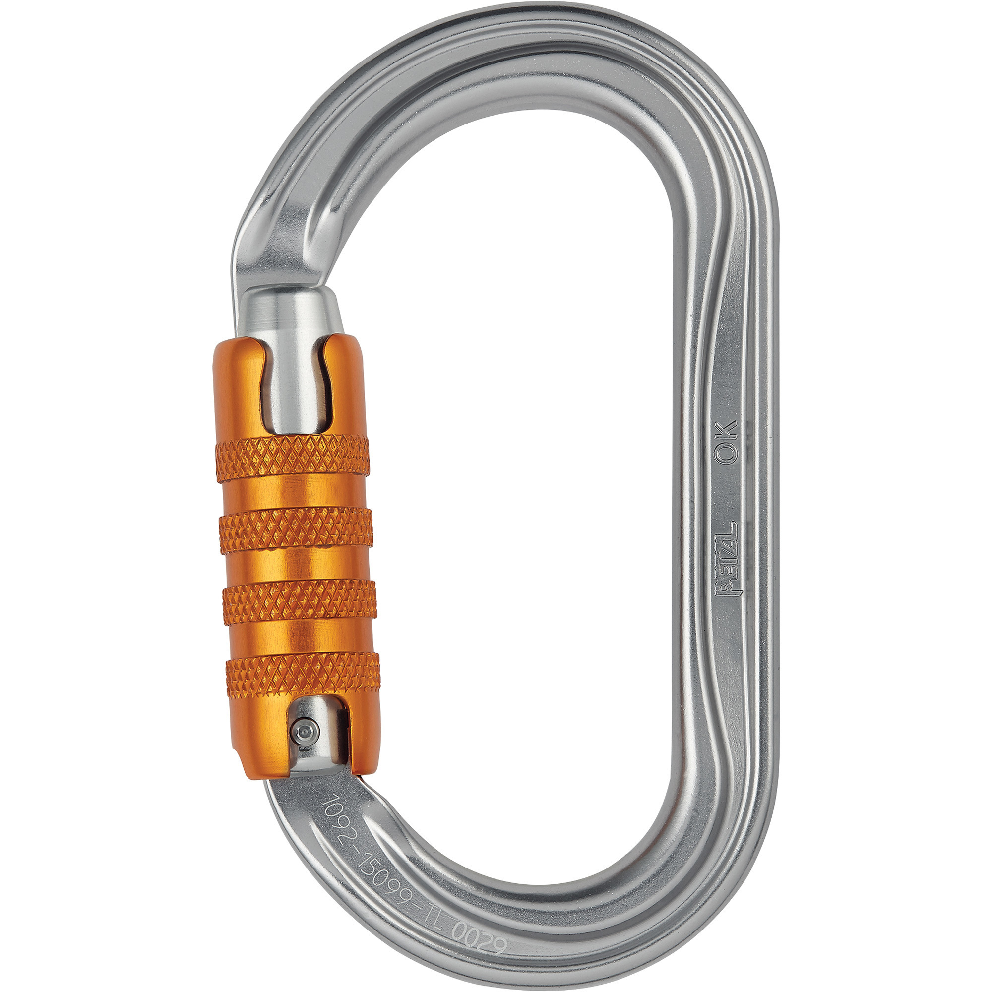 Petzl William Large-Capacity Asymmetrical Carabiner with Triact Lock ...