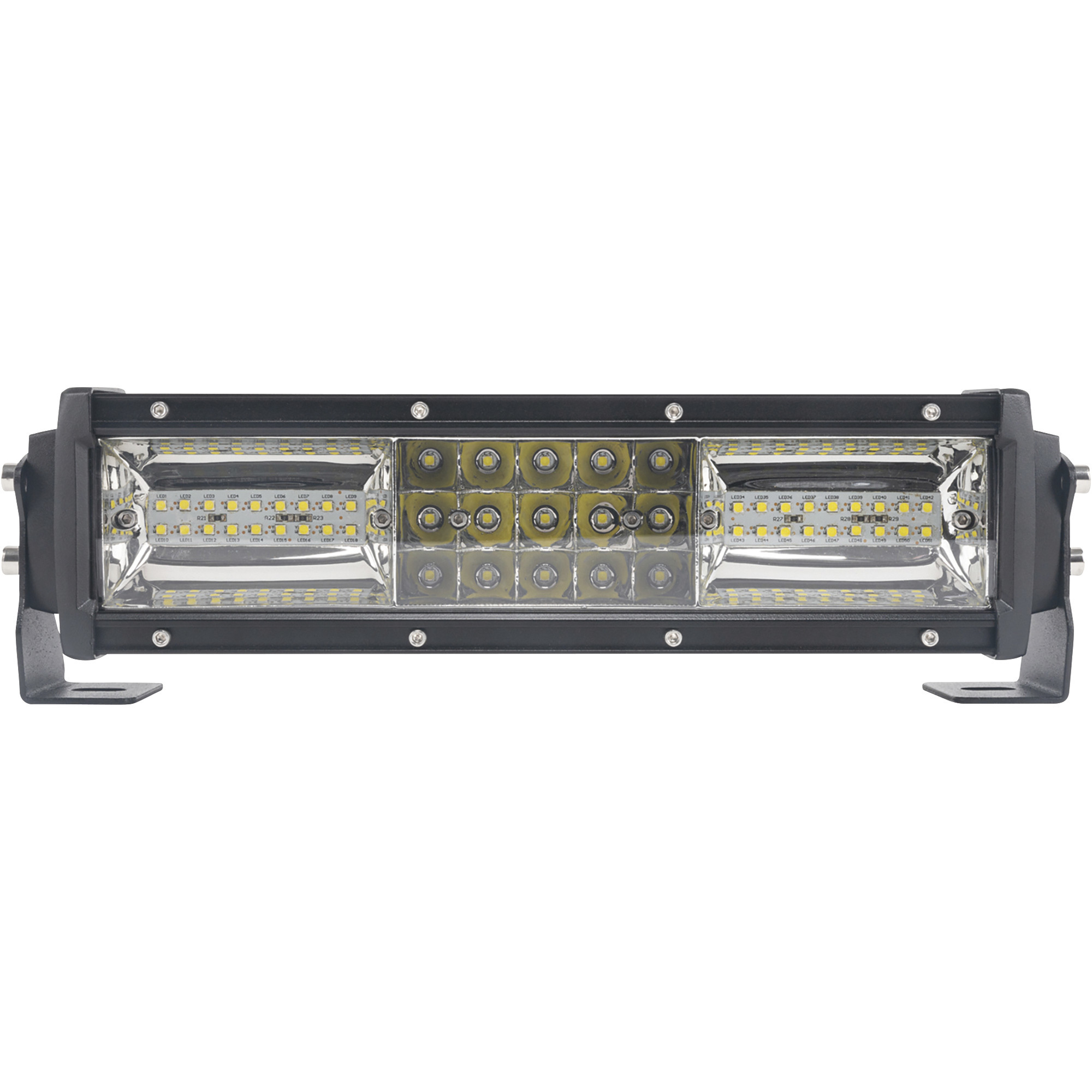 WOLO Cubie LED Low-Profile Mini Light Bar — 7.5in.L x 7in.W x 1.2in.H ...