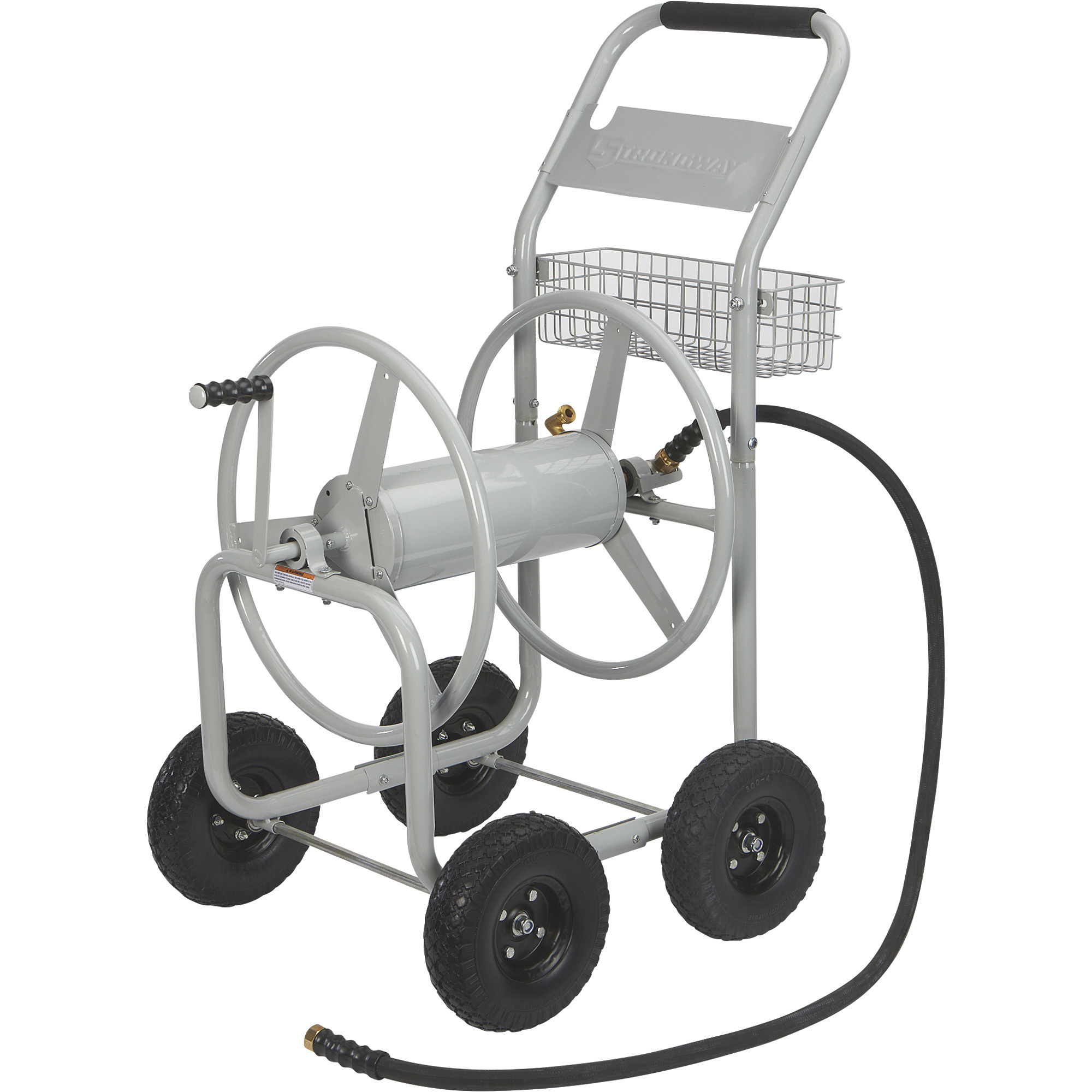Strongway Garden Hose Reel Cart, 400ft. Capacity, Fits 5/8in. Hose ...