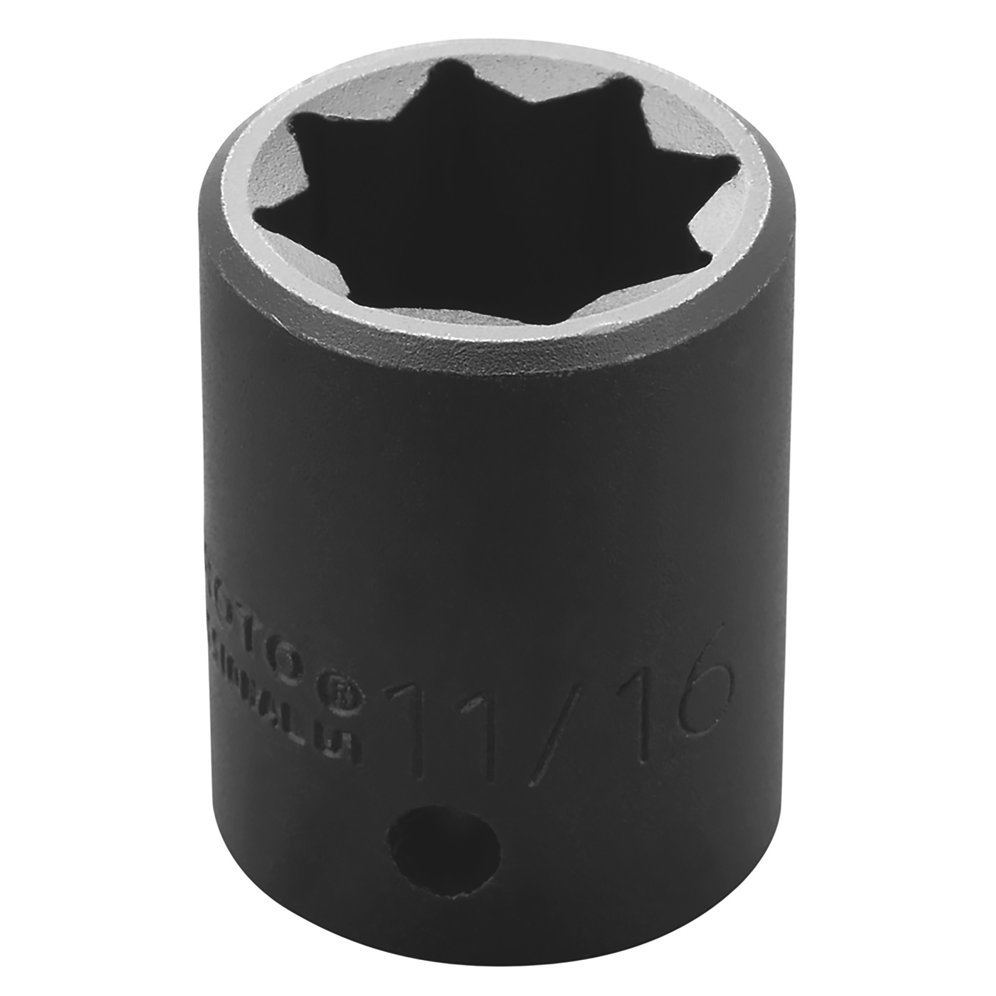 Klein Tools, 2in.-1 Impact Socket, 6-Point, 3/4 and 9/16in., Socket ...