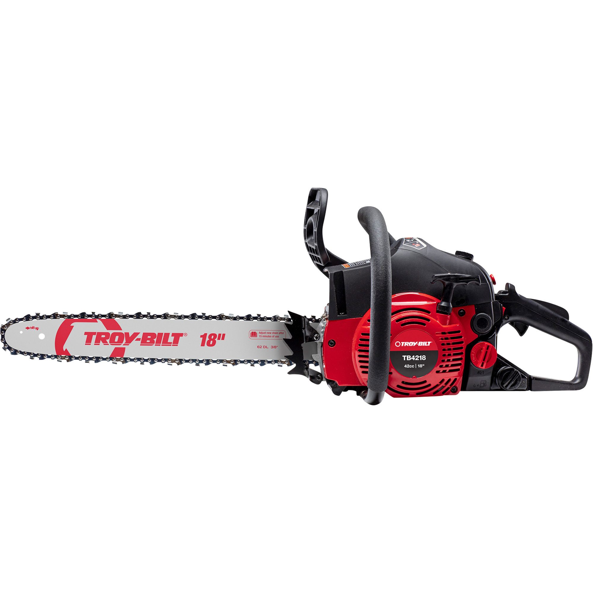 Troy-Bilt Gas-Powered Chainsaw, 18in. Bar, 42cc, Model# TB4218 ...