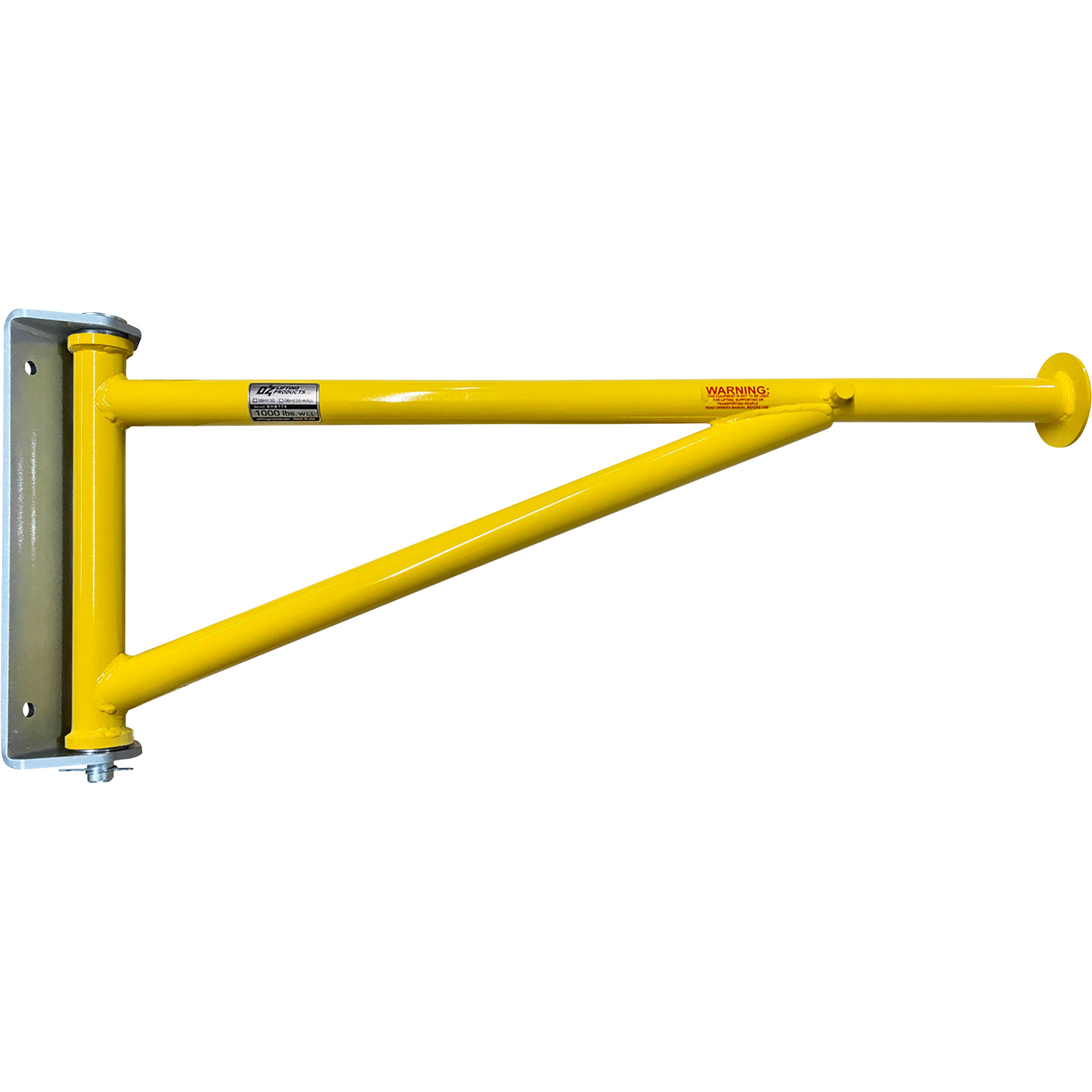 OZ Lifting Products Wall Mount Arm Bracket, 1000-Lb. Capacity, Model ...