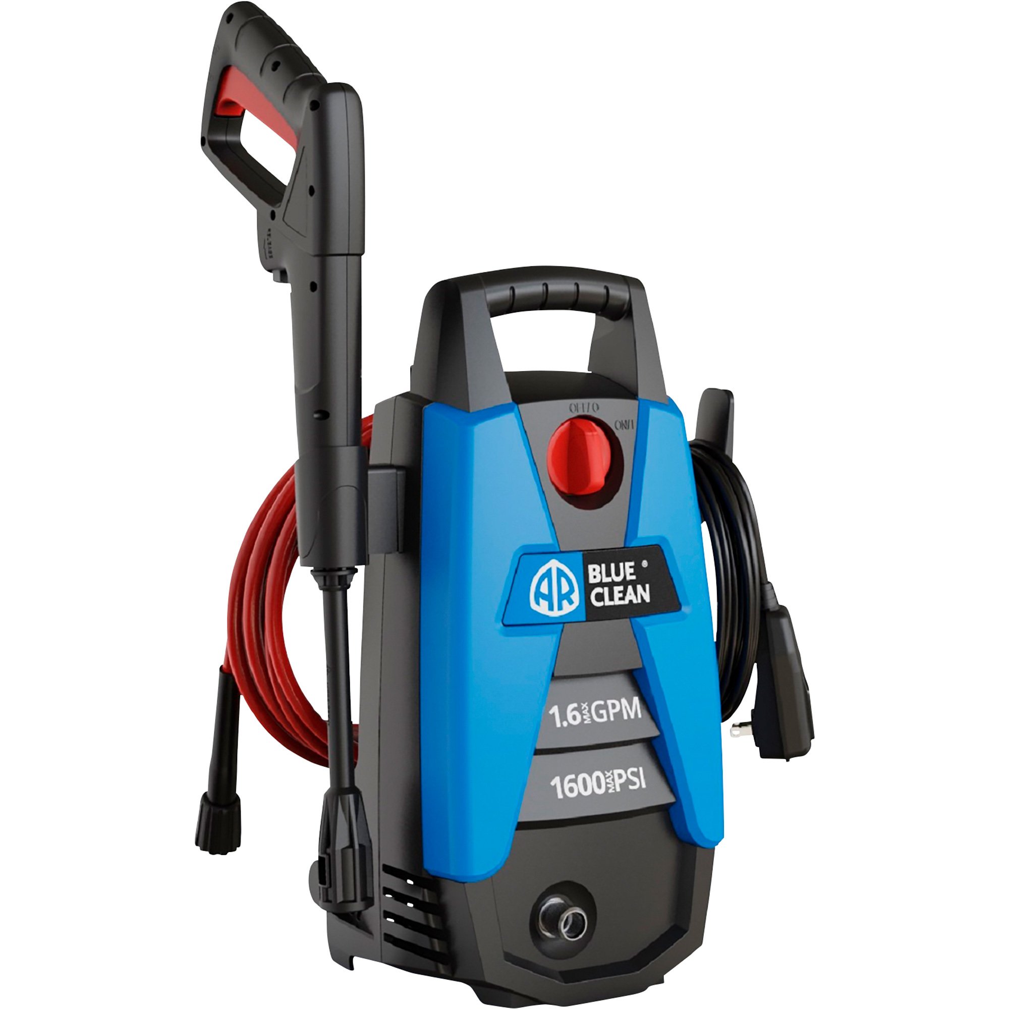 AR Blue Clean Electric Pressure Washer — 1600 PSI, 1.7 GPM, Model ...