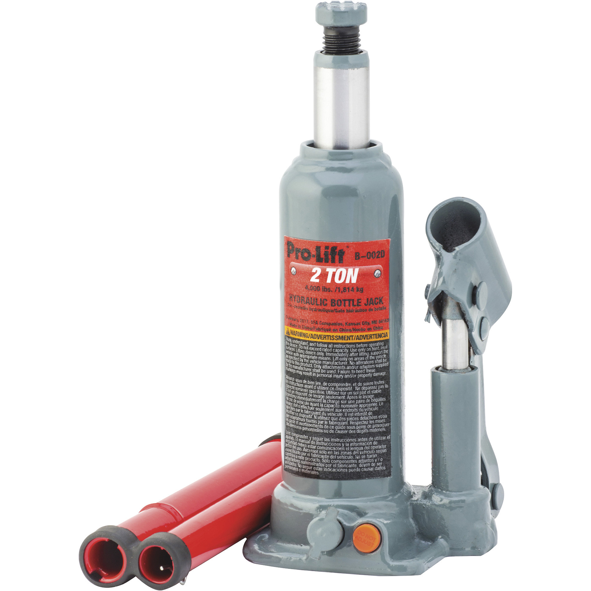Pro-Lift 2-Ton Hydraulic Bottle Jack, Model# B-002D | Northern Tool
