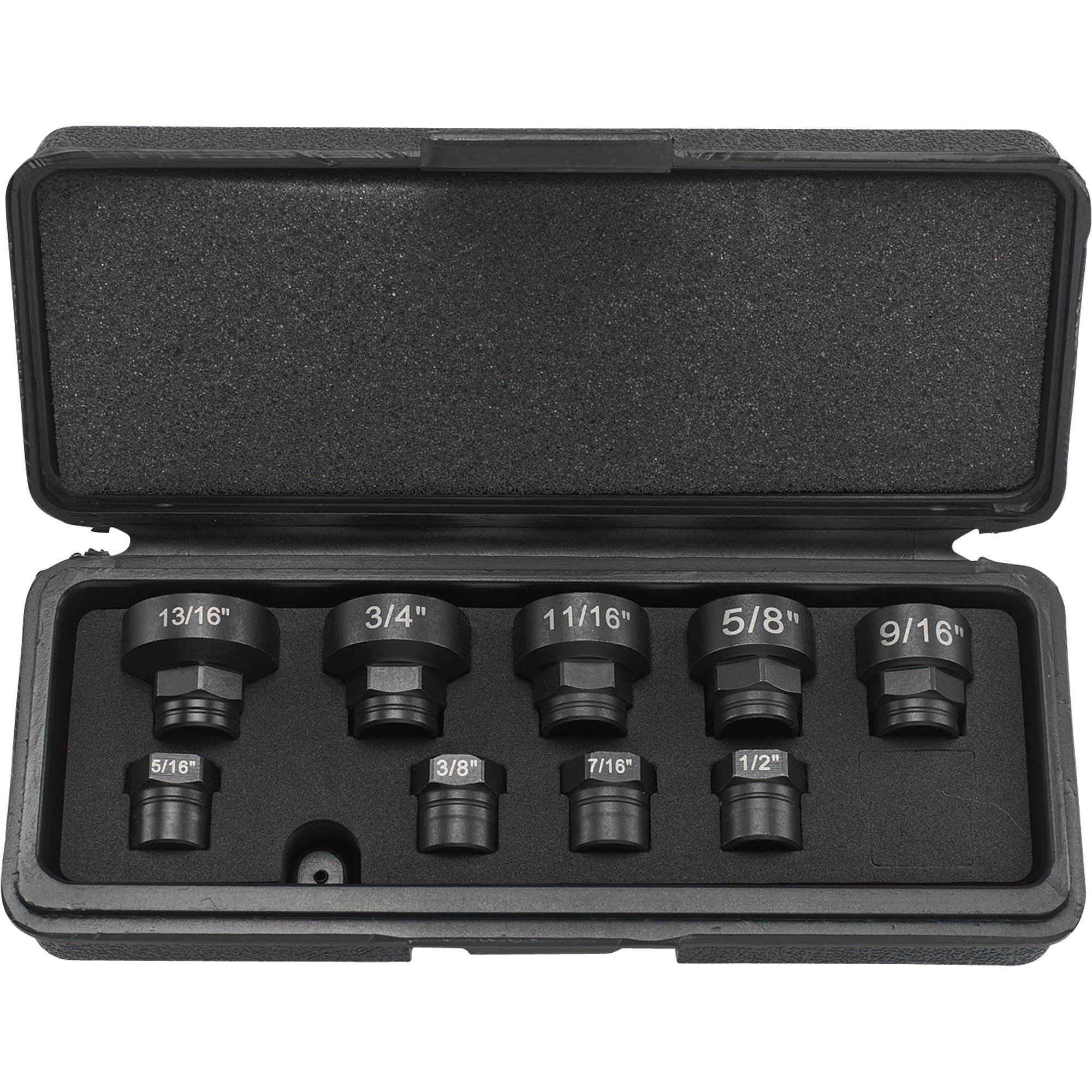 Klutch Thru-Hole Sockets — 9-Pc. SAE Set | Northern Tool
