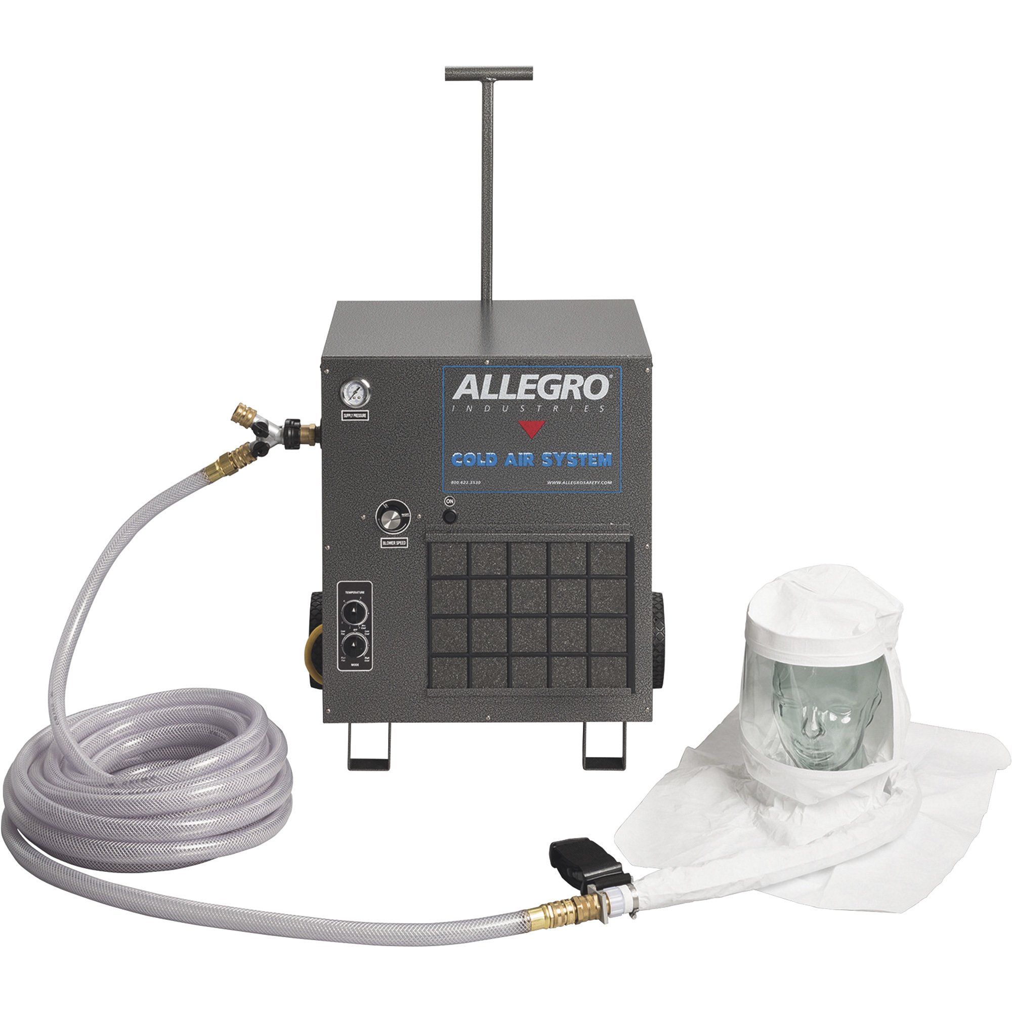 Allegro Two Worker Supplied Air Shield System — One Pump, Two 50ft ...