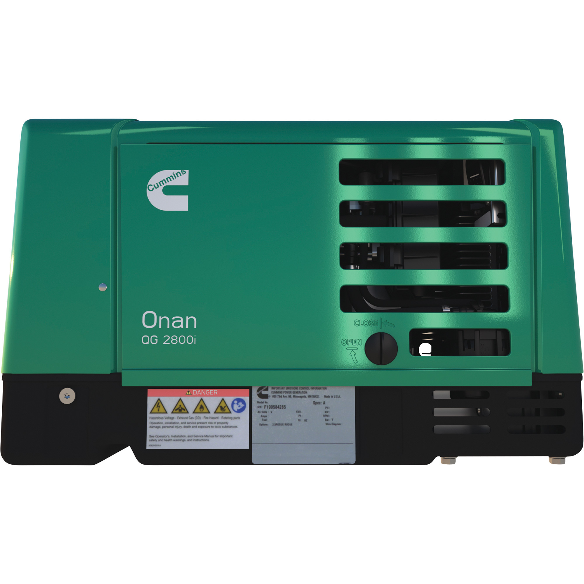 Cummins Onan Quiet Series EVAP Gasoline RV Generator — 5.5 kW, CARB and ...