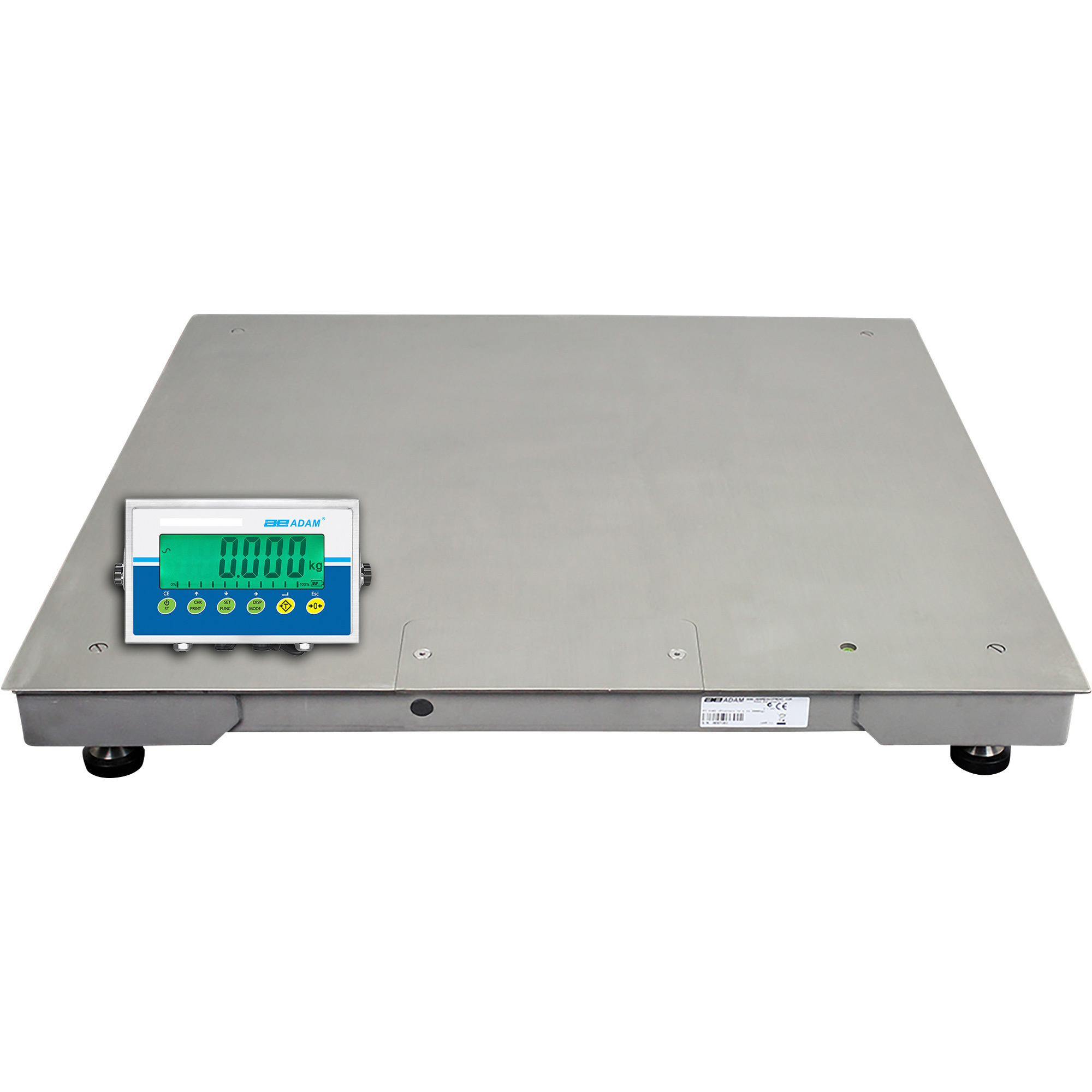 Adam Equipment Platform Scale with Indicator, 5000-Lb. Capacity, 59.1in ...