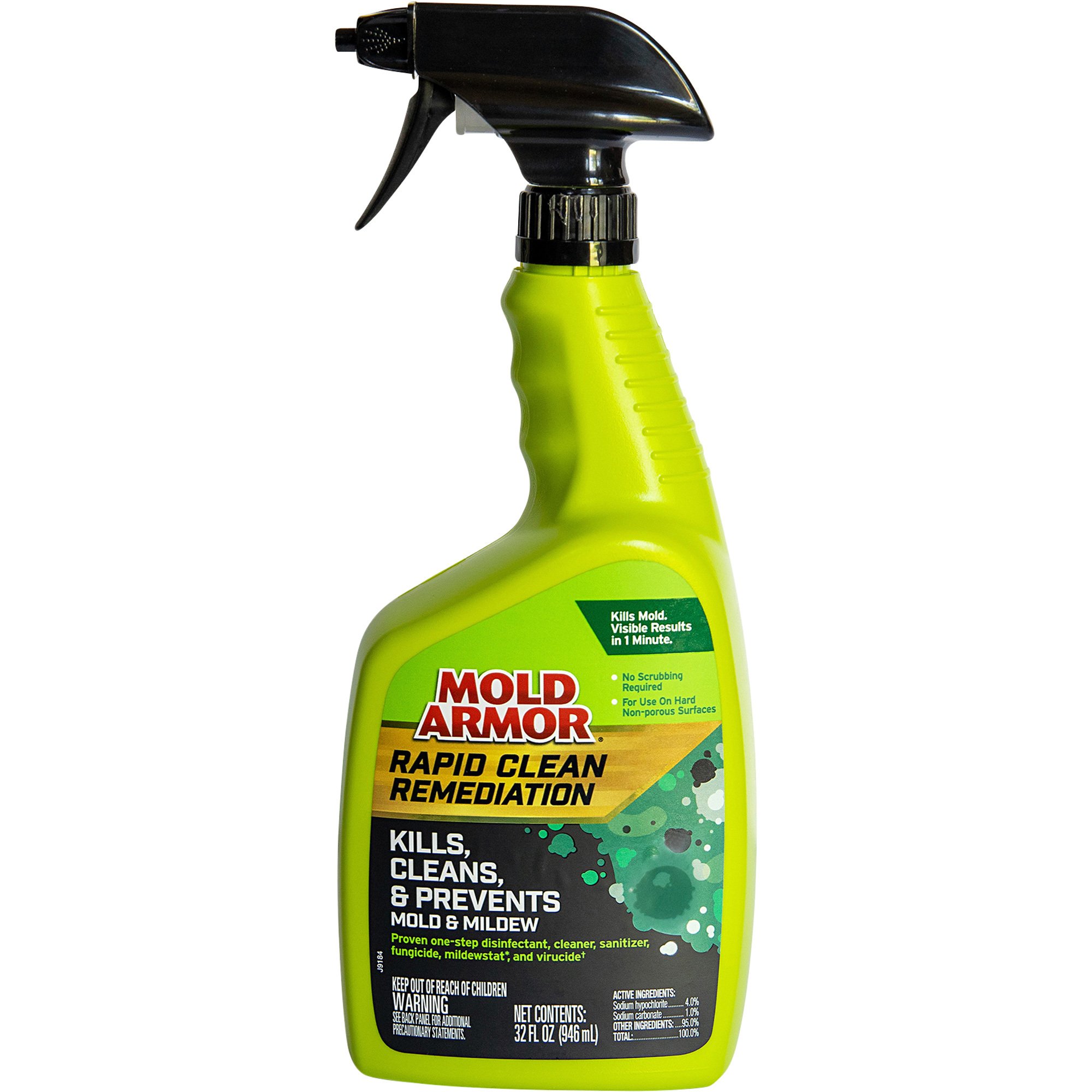 Mold Armor Rapid Clean Remediation Disinfectant Cleaner — 32-Oz. Spray ...