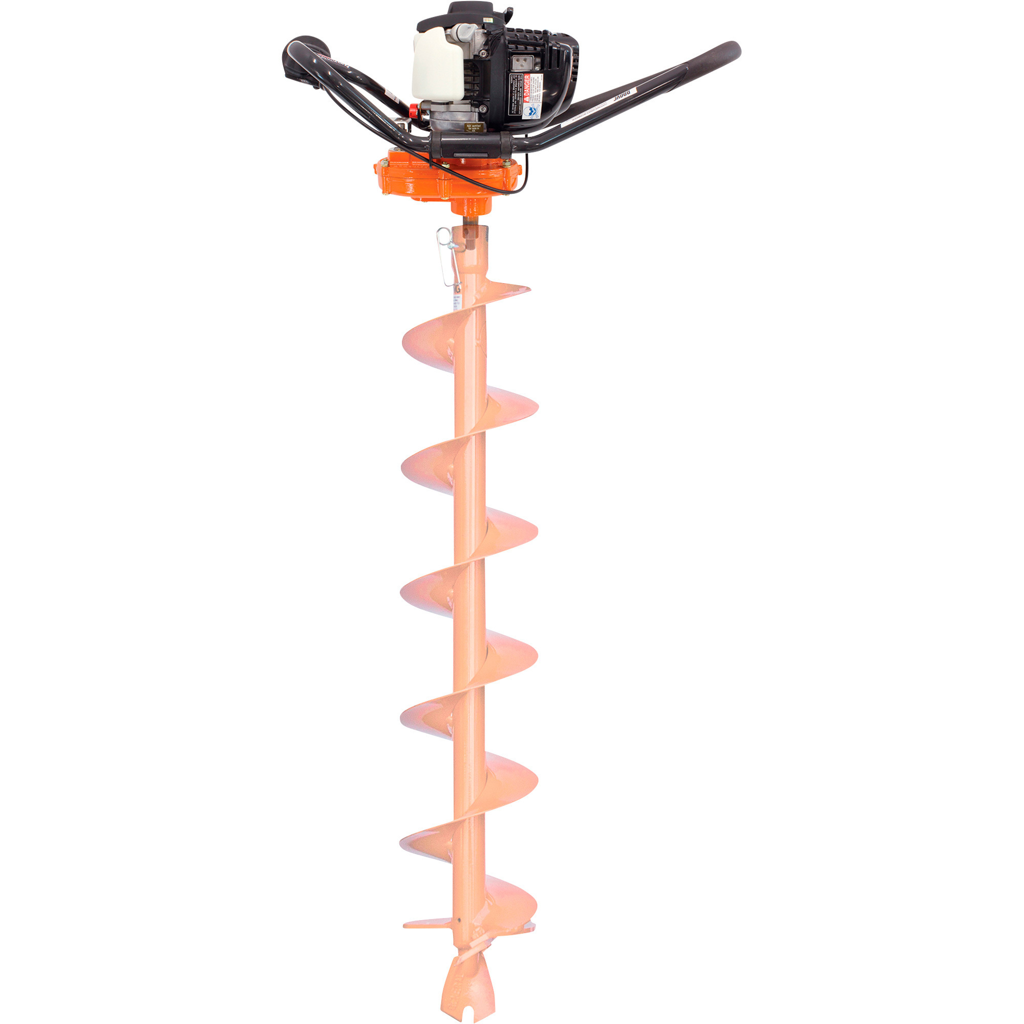 Brave, ONE MAN AUGER, 1in. ROUND DRIVE, Auger Bit Diameter 8 in, Model ...