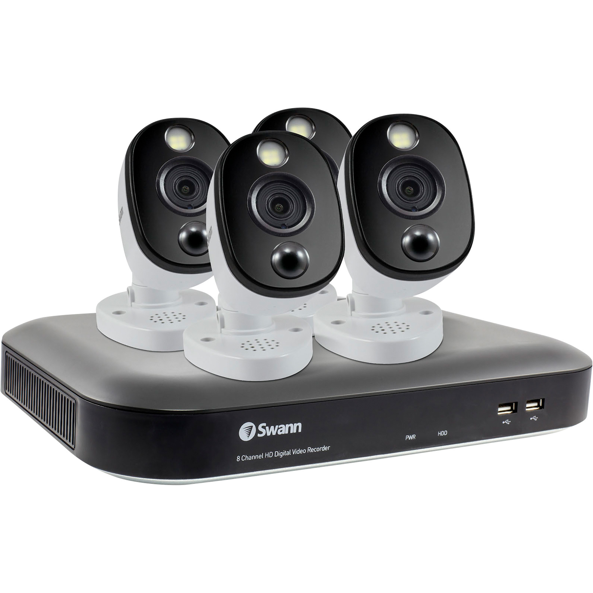Swann Communications 4K Ultra HD DVR Security System, 8 Channels, 4 ...