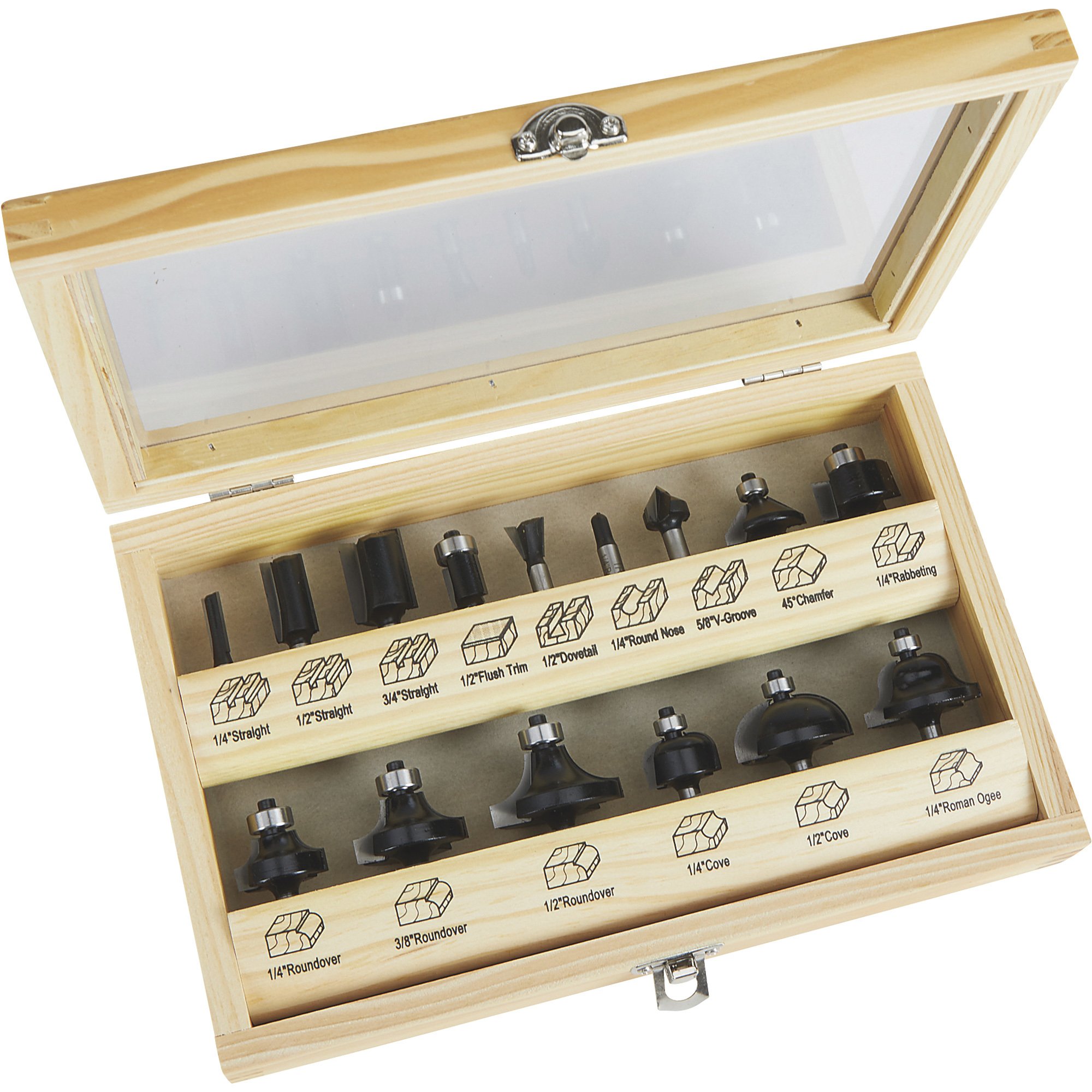 Irwin 15-Pc. Router Bit Set | Northern Tool