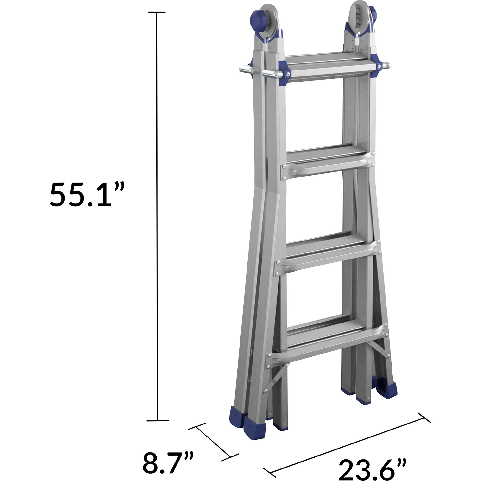 Cosco Articulating Multi-Position Ladder, 18ft., Model# 20918T1ASN ...