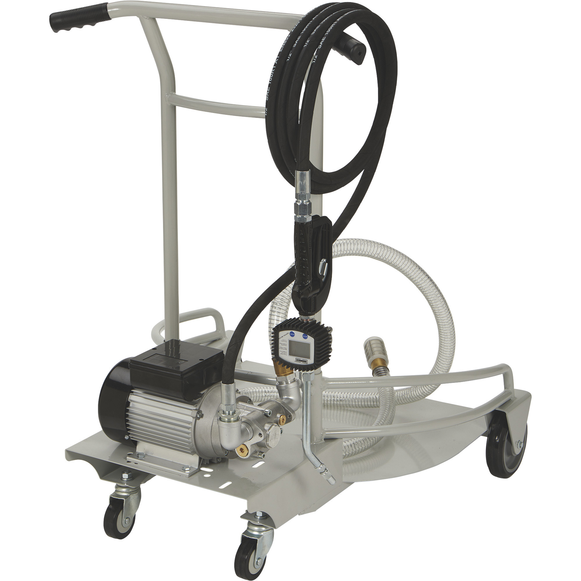 Roughneck Oil Dispensing System, 4.8 GPM, Pump, Manual Nozzle, Valve ...