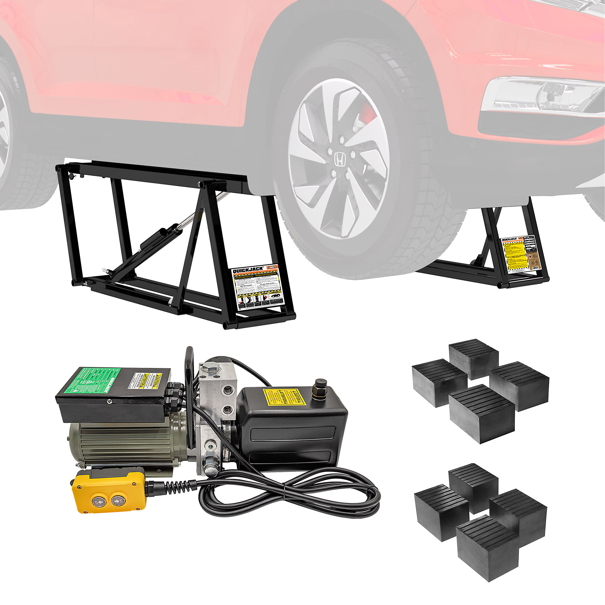 QuickJack Portable Car Lift, 7000-Lb. Capacity, 110 Volts, Model# BL ...