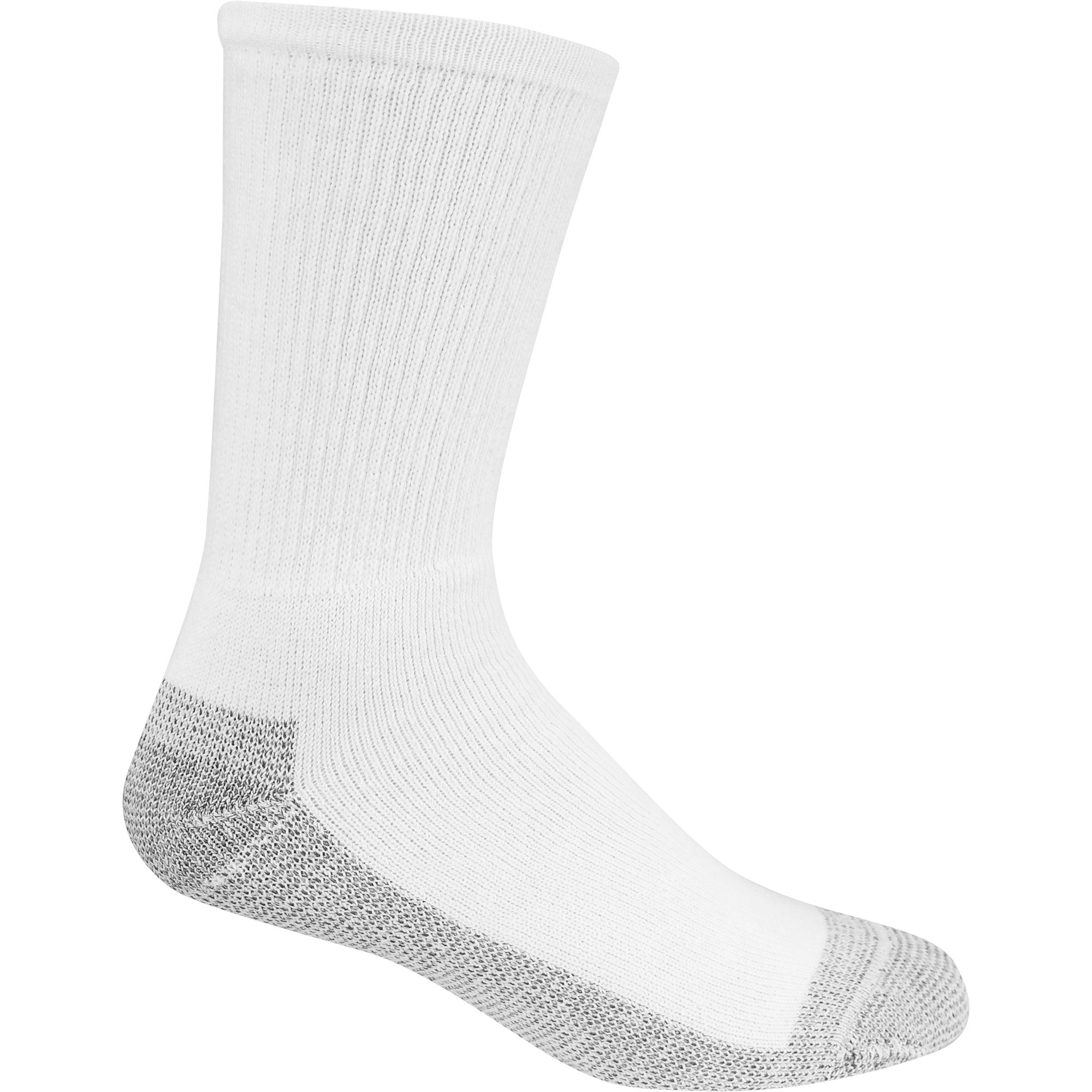Fruit of the Loom Men's Work Gear Crew Socks, 10-Pack, White, Large ...