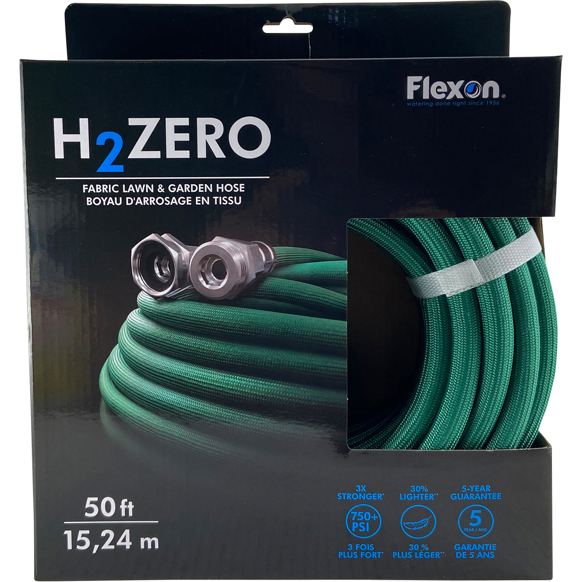Flexon Heavy-Duty Contractor-Grade 5-Ply Kink-Resistant PVC Hose — 3 ...