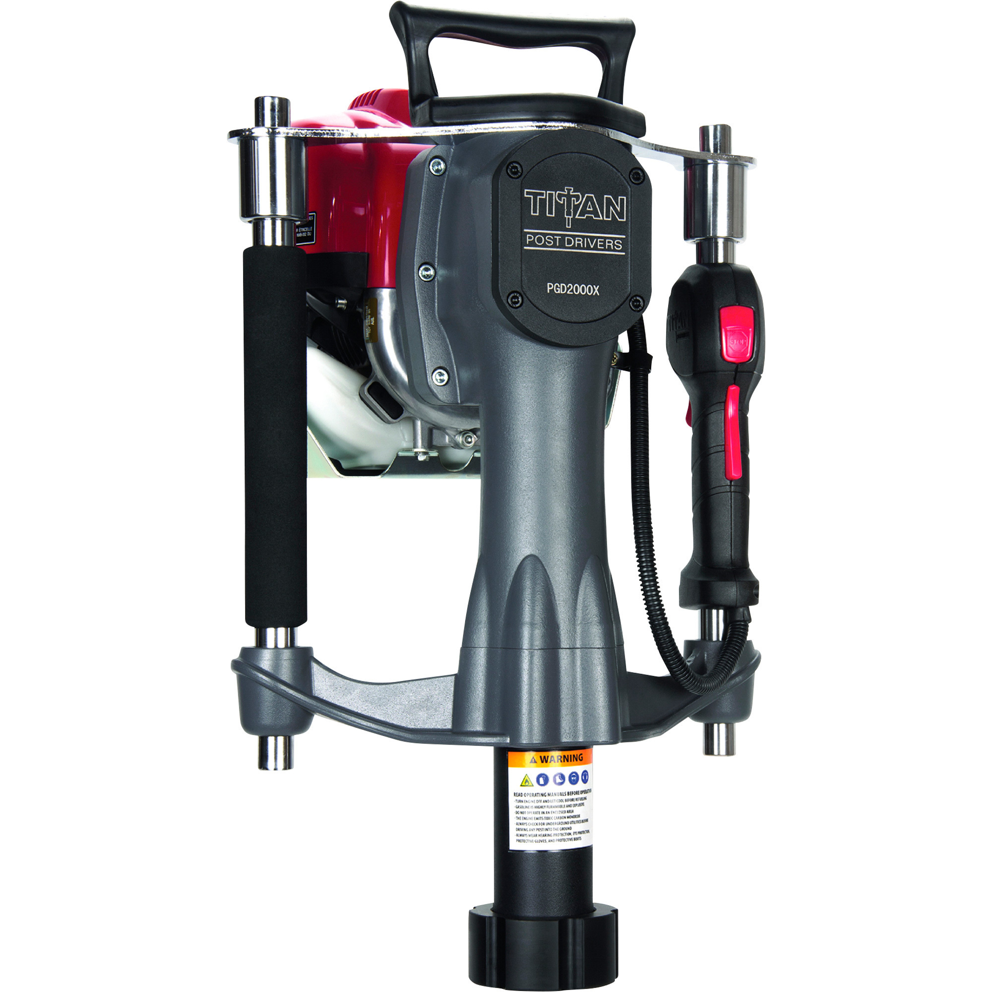 Titan Post Driver, 45-Lb. Driving Head, 1.3 HP Honda GX Engine, Model ...