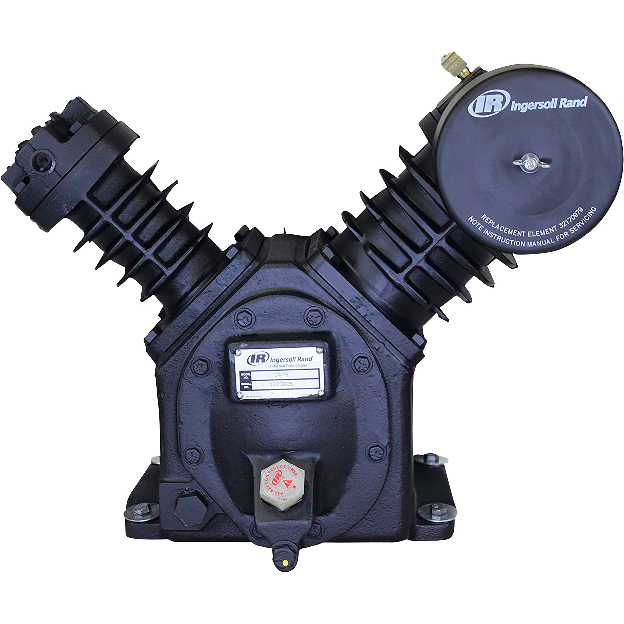 Ingersoll Rand OEM Replacement Pump Assembly, For 2-Stage 2475 Gas ...