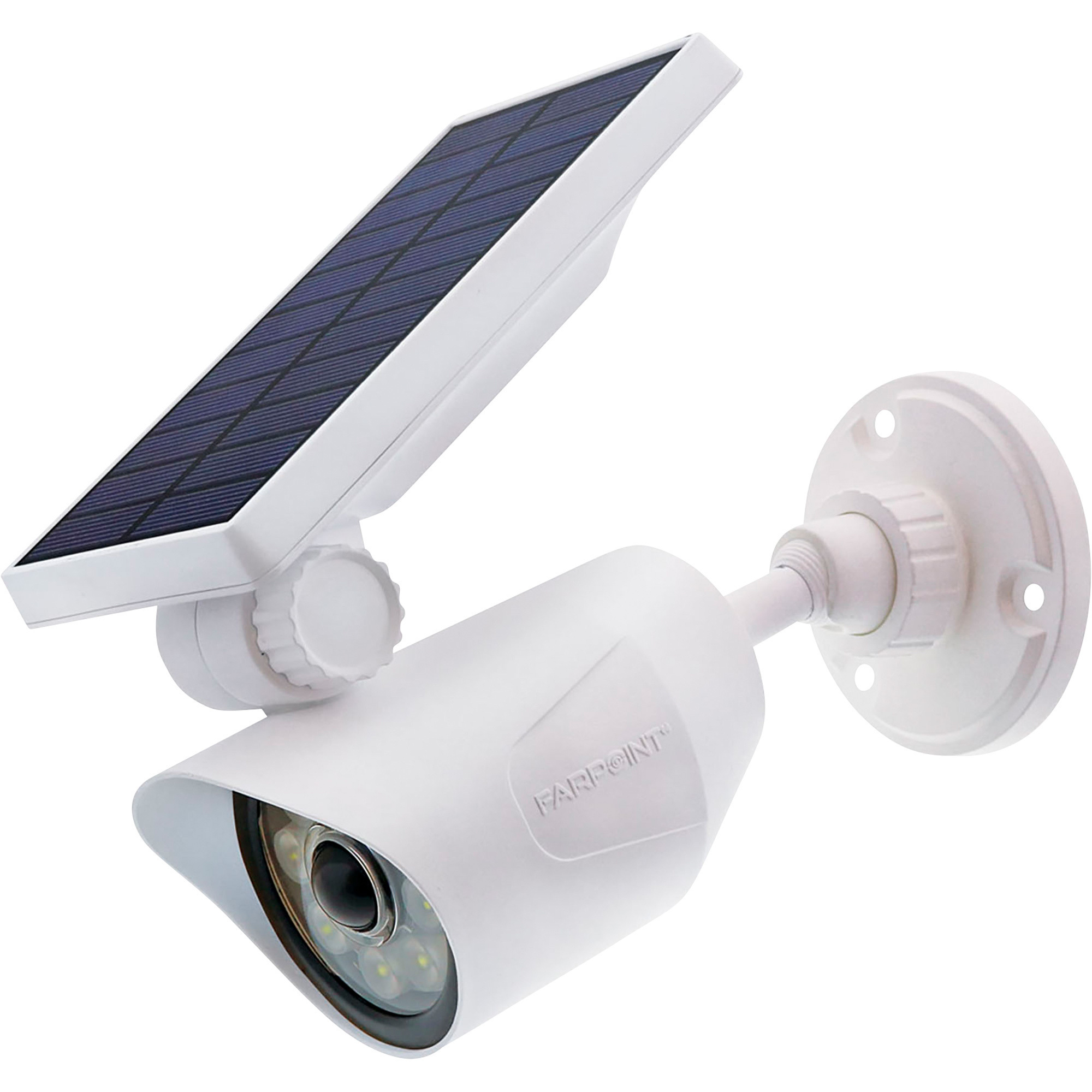 FARPOINT Motion and Light Sensor Activated Solar Night Beam Spotlight ...
