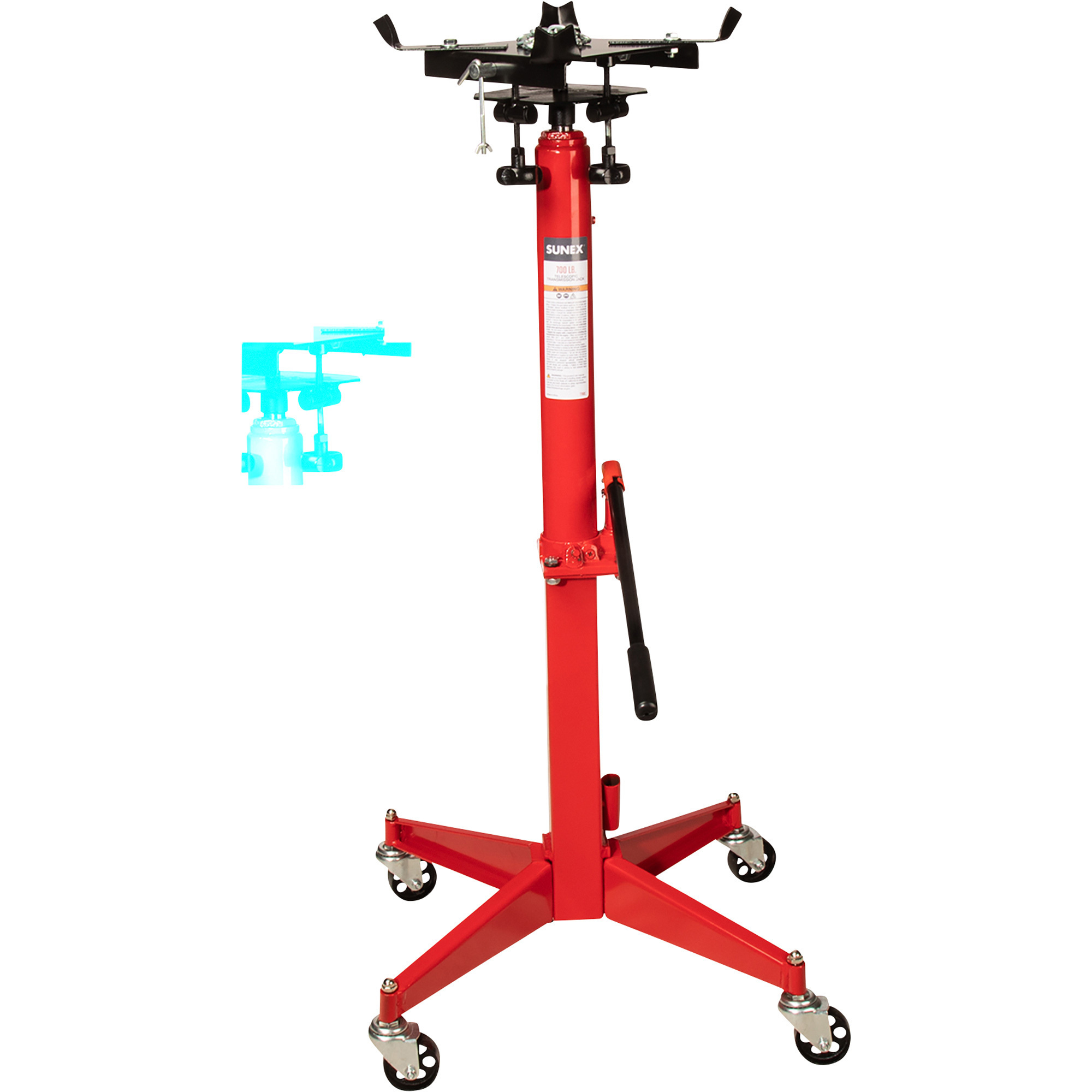 Omega Air/Manual Transmission Jack, 1000-Lb. Capacity, Model# 41001C ...