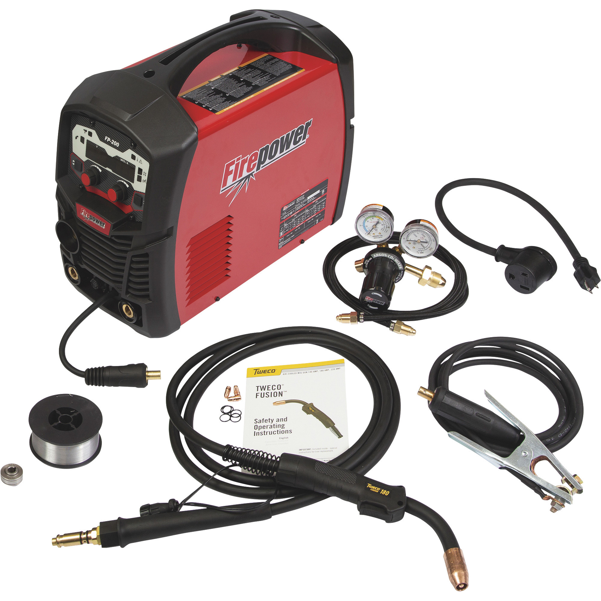 Firepower FP-200 MIG/Flux-Cored Welding System, 115V/230V, 200 Amp ...