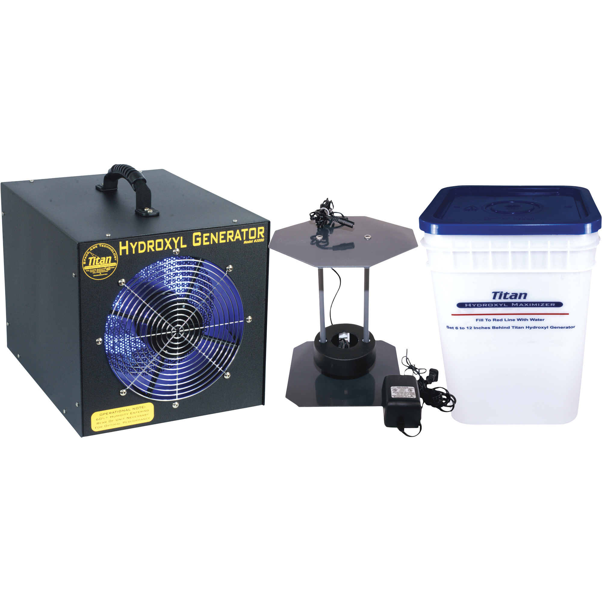 Hydroxyl Generator with Hydroxyl Maximizer, 900 CFM, Model# TITAN2000 ...