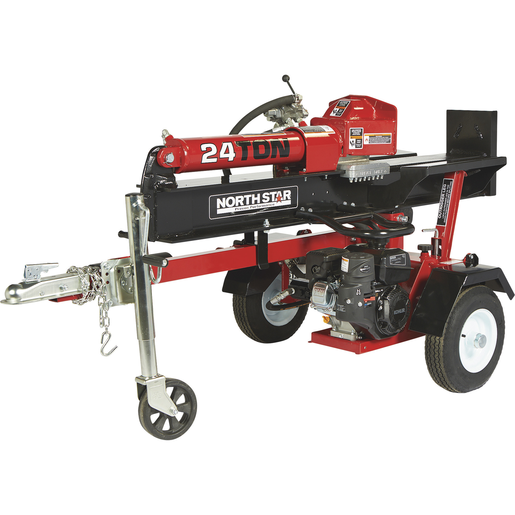 NorthStar Horizontal Log Splitter with Log Lift, 37-Ton, 389cc Honda ...