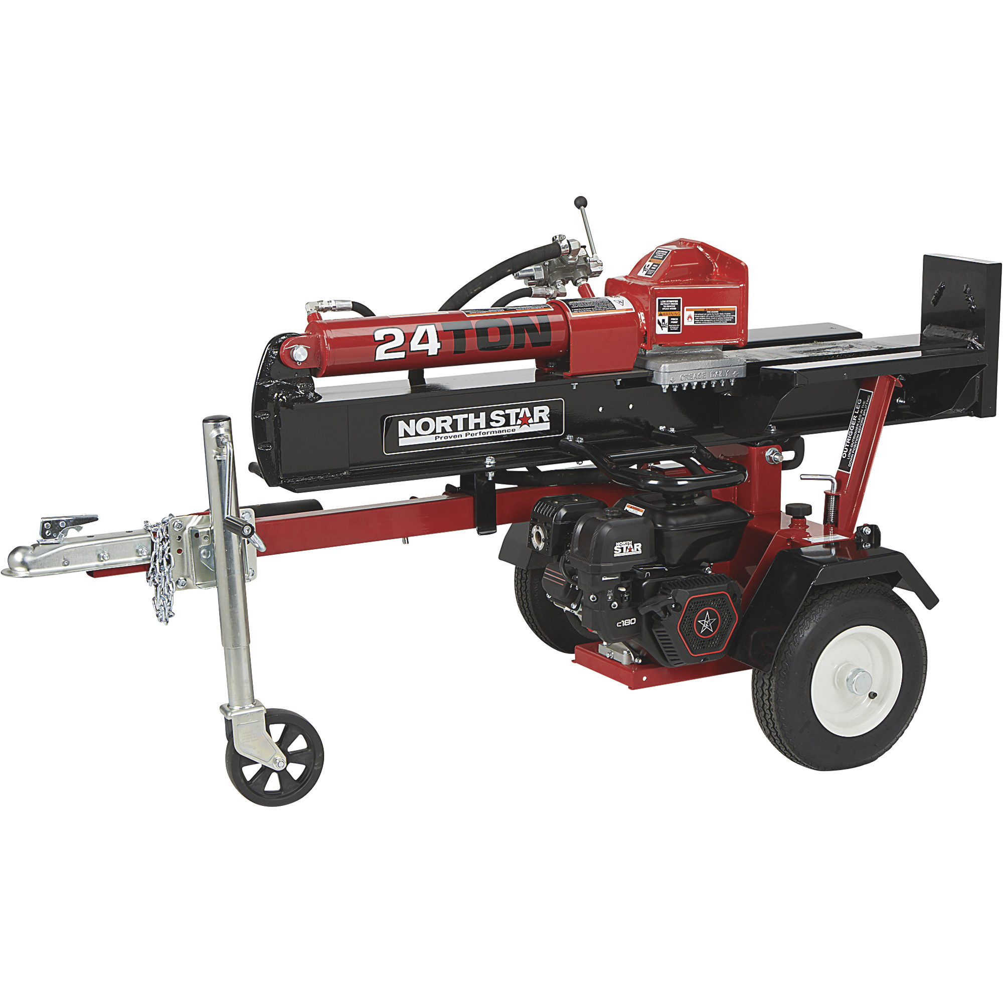 NorthStar 24-Ton Horizontal/Vertical Log Splitter, 180cc NorthStar ...