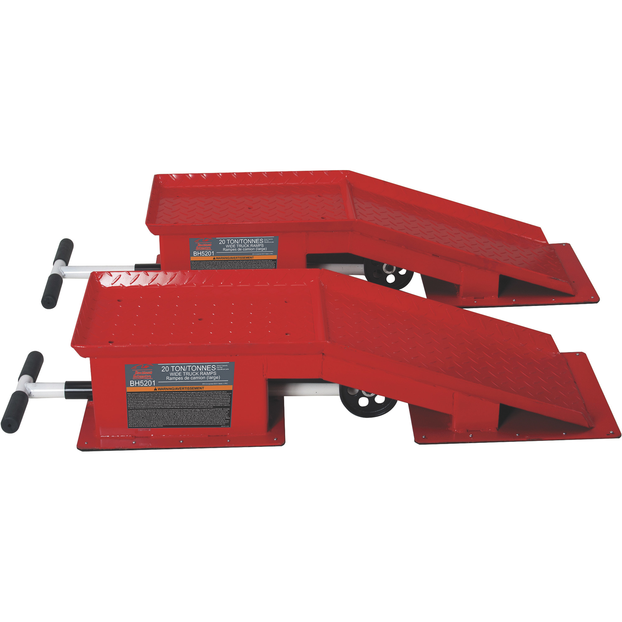 Blackhawk Automotive 20-Ton Extra Wide Truck Ramps, Model# BH5201 ...