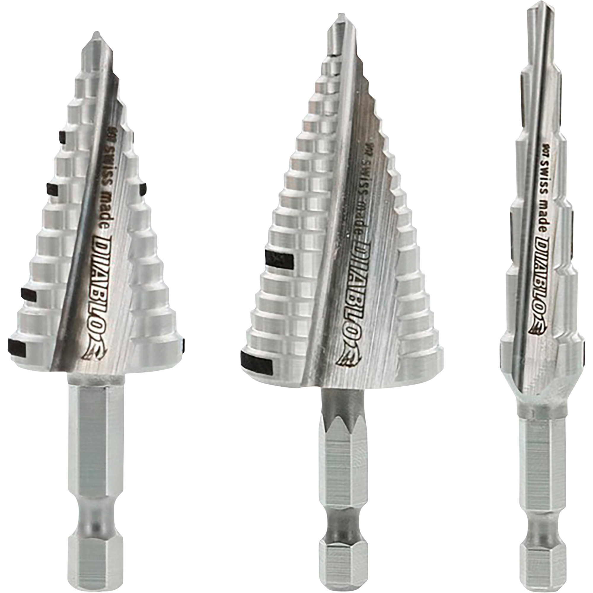 Diablo Impact Strong Step Drill Bit Set, 3-Pc., Model# DSDS003 ...