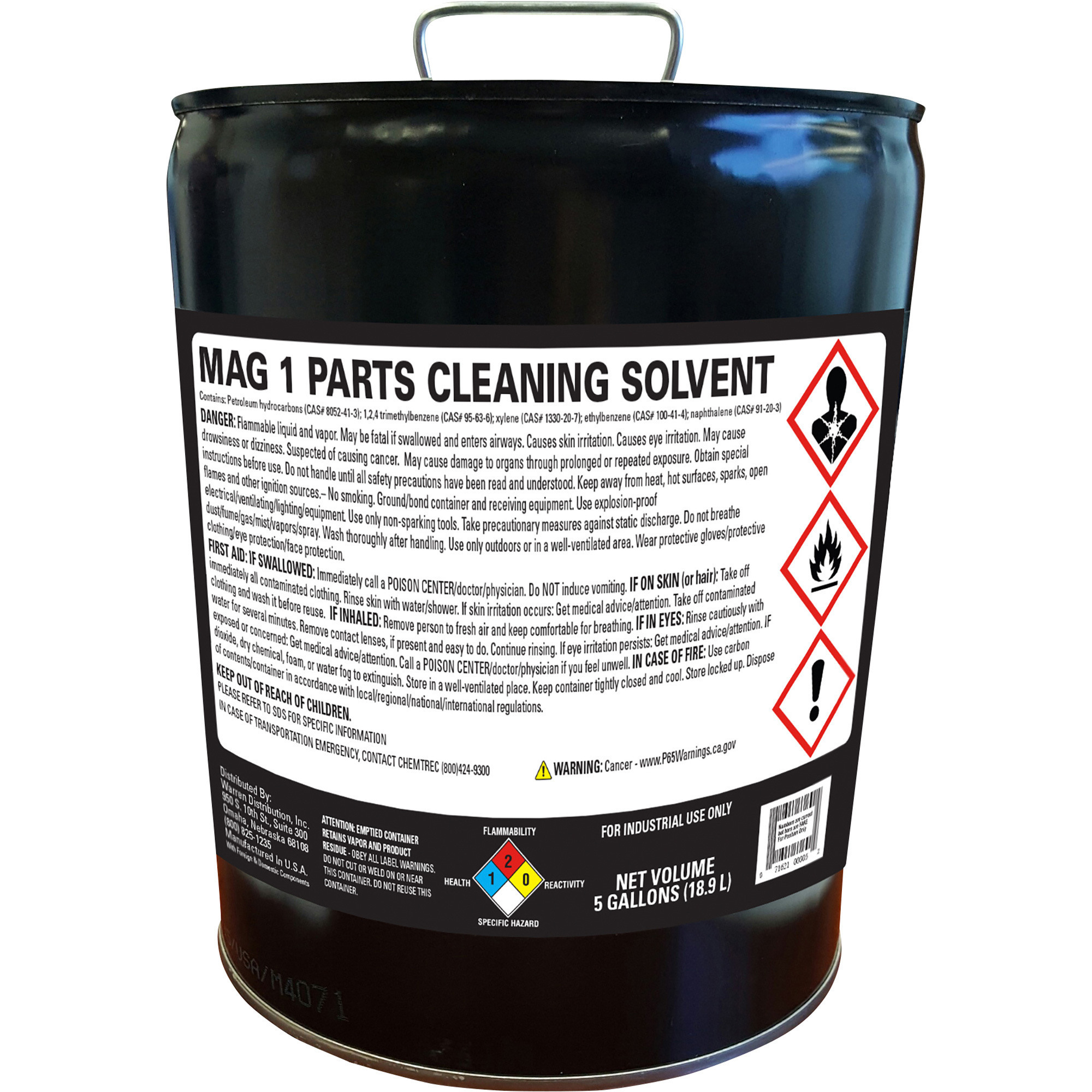 MAG 1 Parts Cleaning Solvent w/ Mineral Spirits, 5 Gal. | Northern Tool