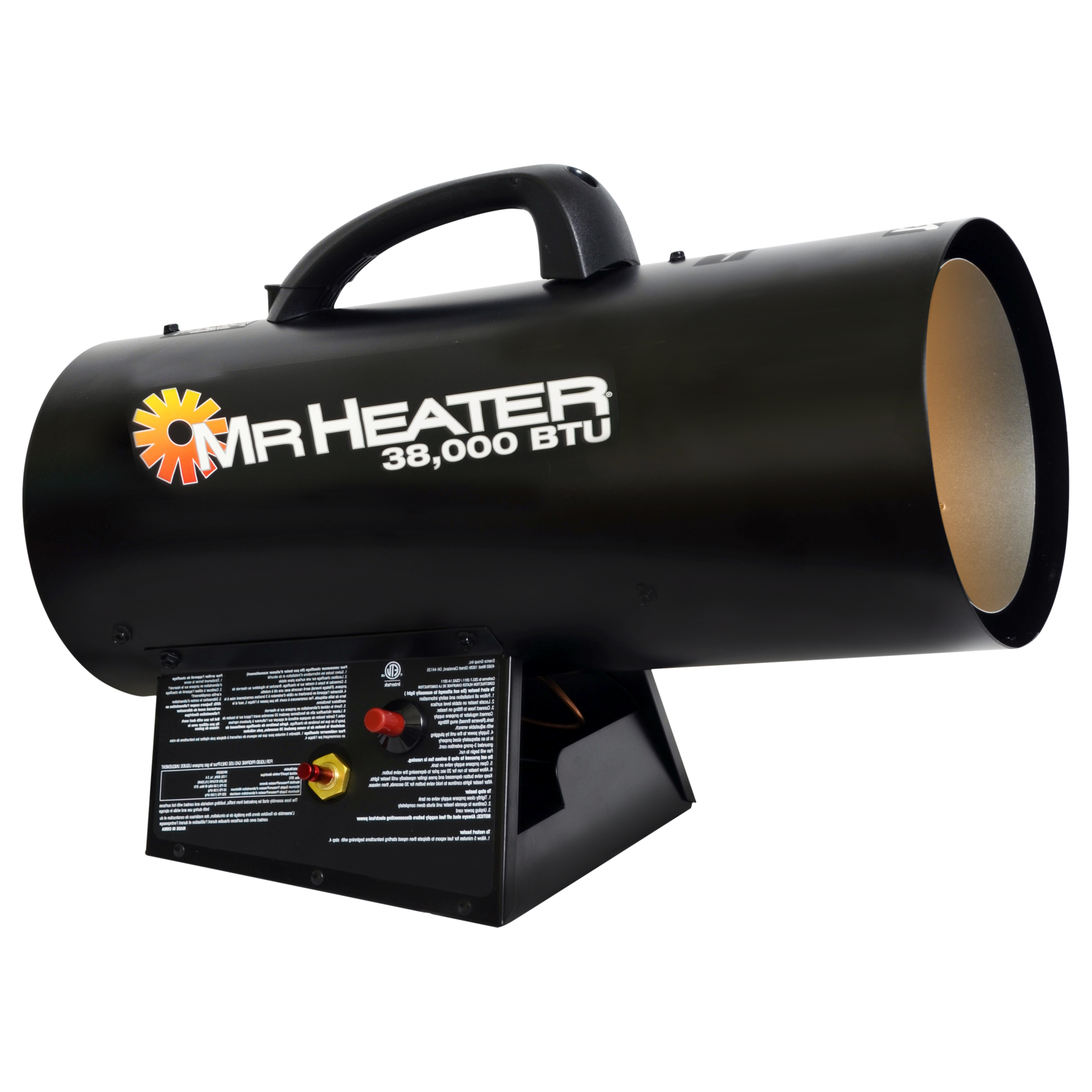 Mr. Heater Liquid Propane Forced Air Construction Heater, 38,000 BTU ...