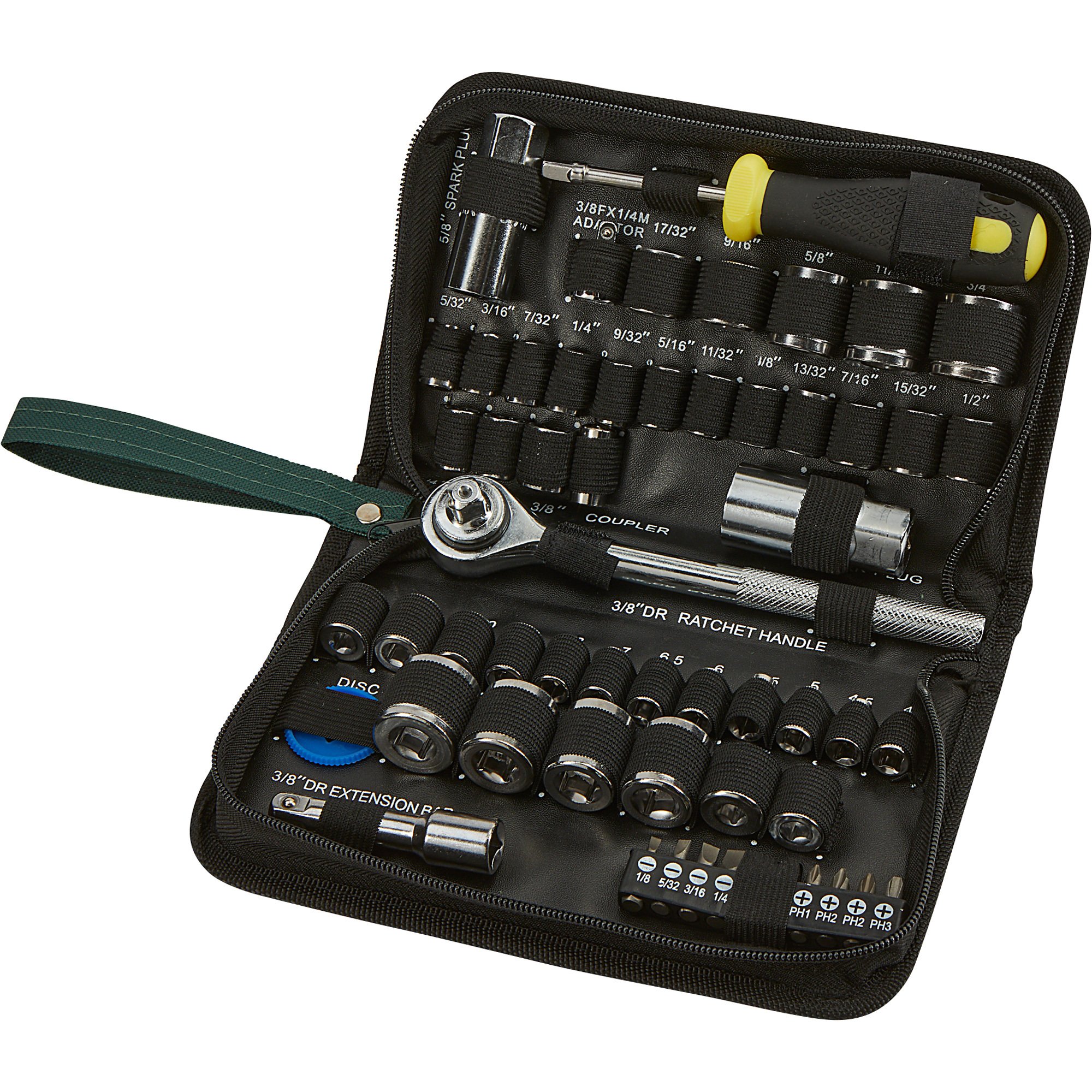 Dura Max 1/4in.- and 3/8in.-Drive Socket Set — 57-Pc. | Northern Tool